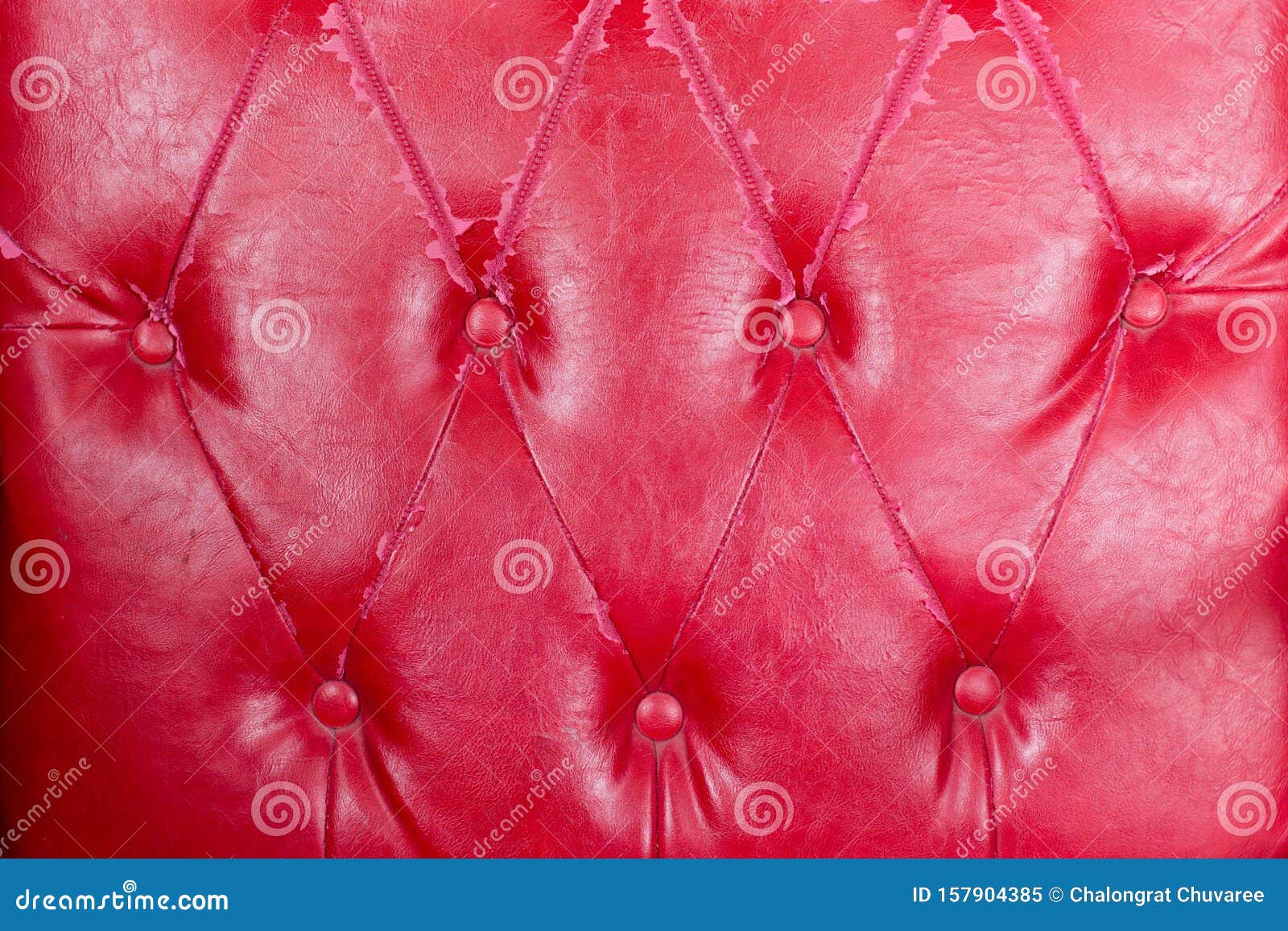 Pattern of Red Antique Leather Chair Texture Background Stock Image ...