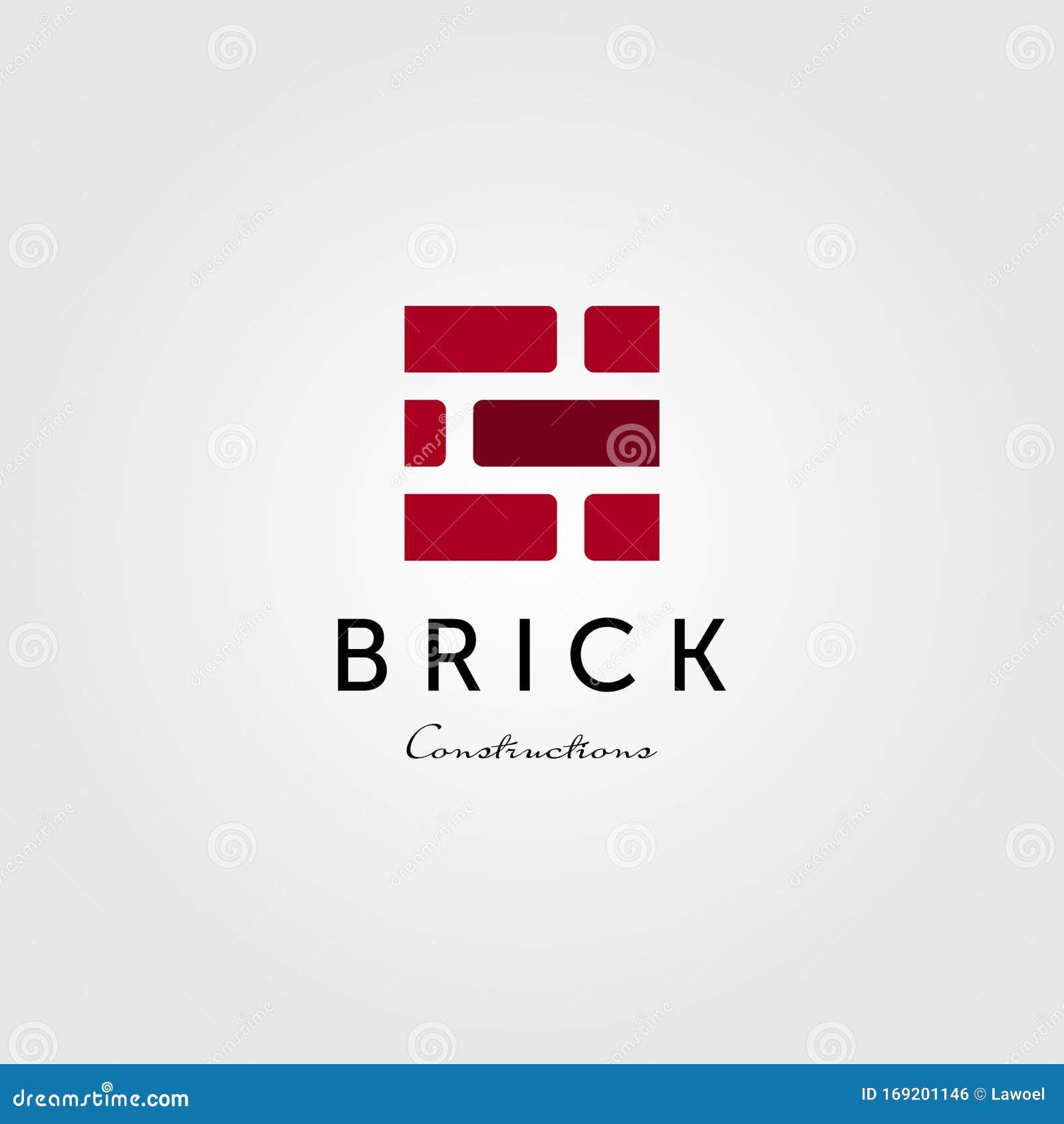 Brick Logo Icon. Circle Brick. Vector Illustration On White Background ...