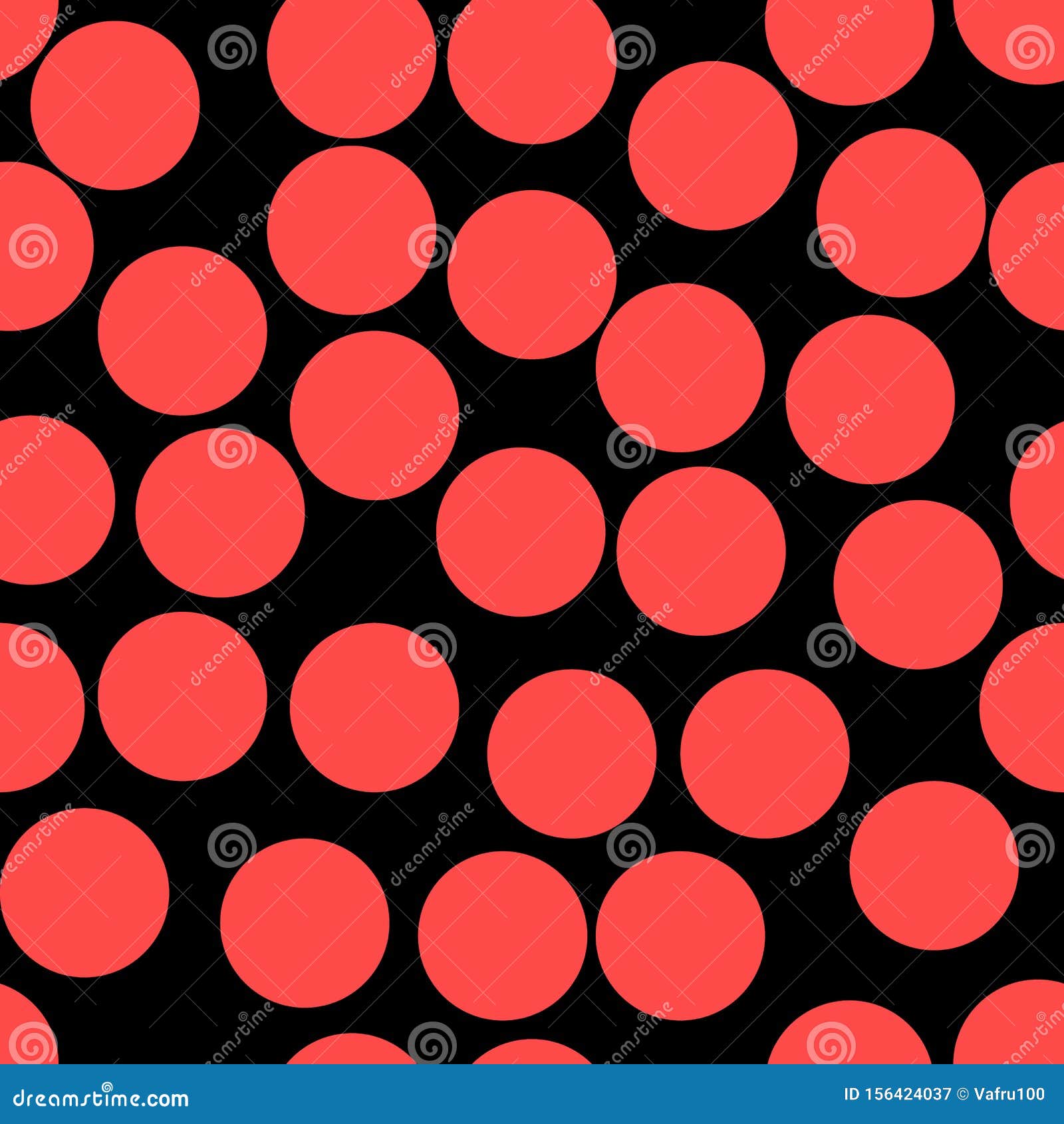 Pattern of red polka dots stock illustration. Illustration of shape ...