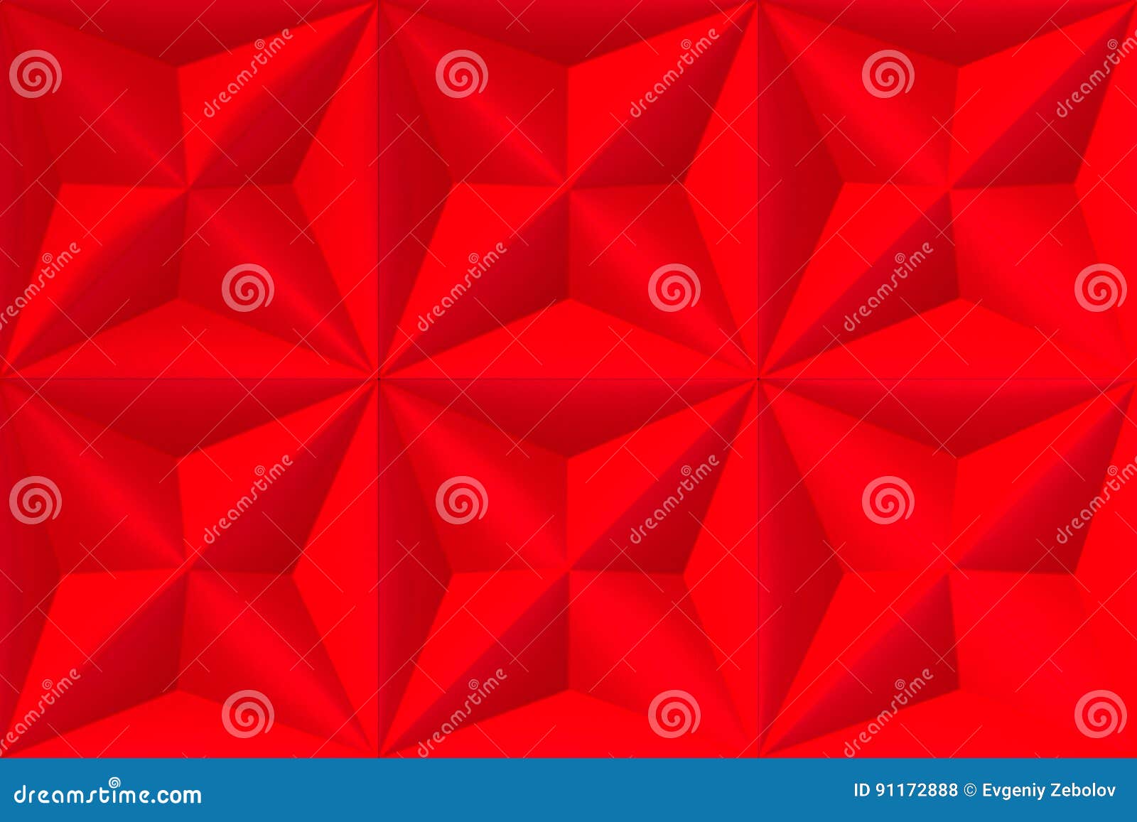 Pattern of Red Pyramid Shapes Stock Illustration - Illustration of ...