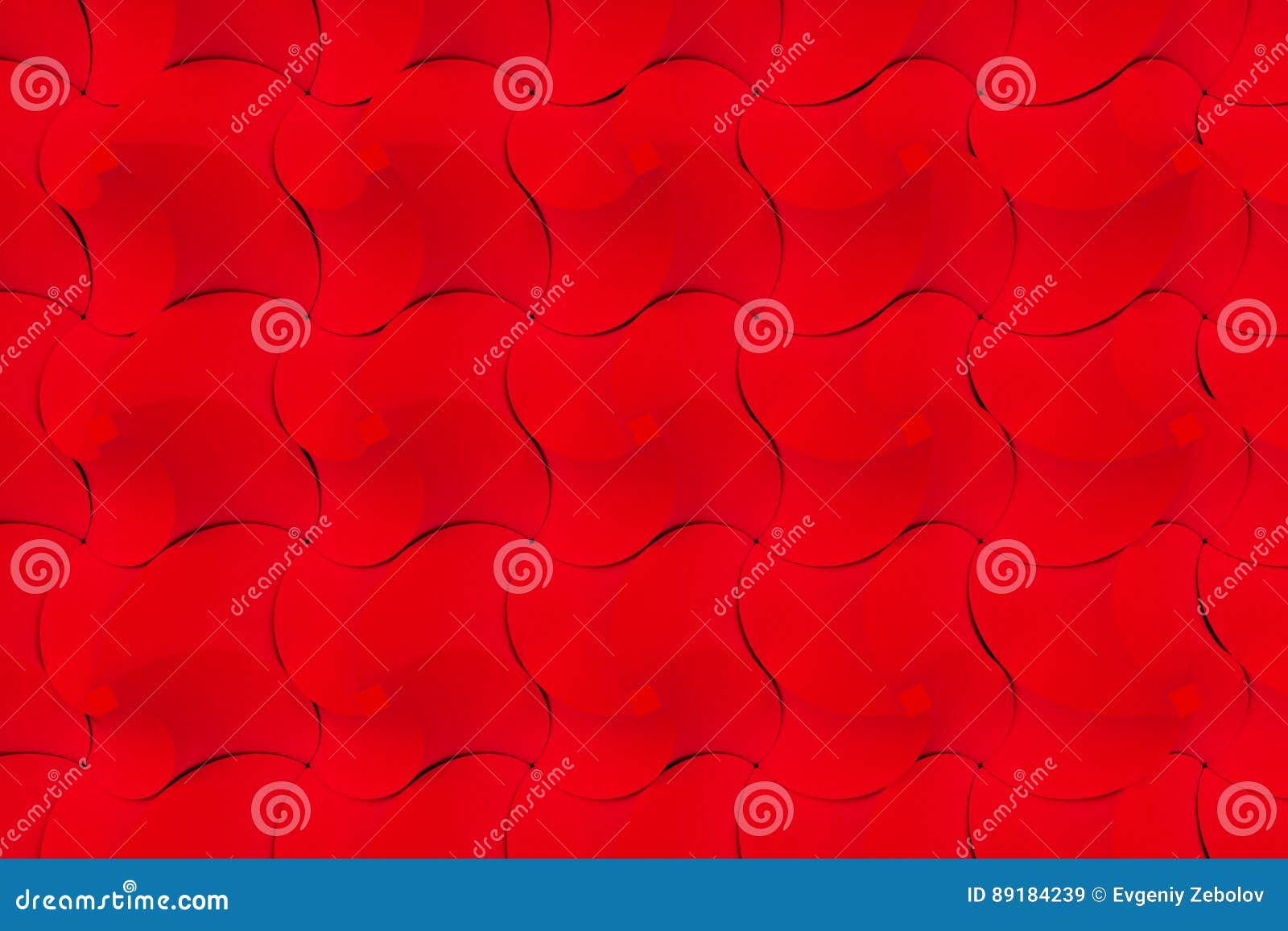 Pattern of Red Twisted Pyramid Shapes Stock Illustration - Illustration ...