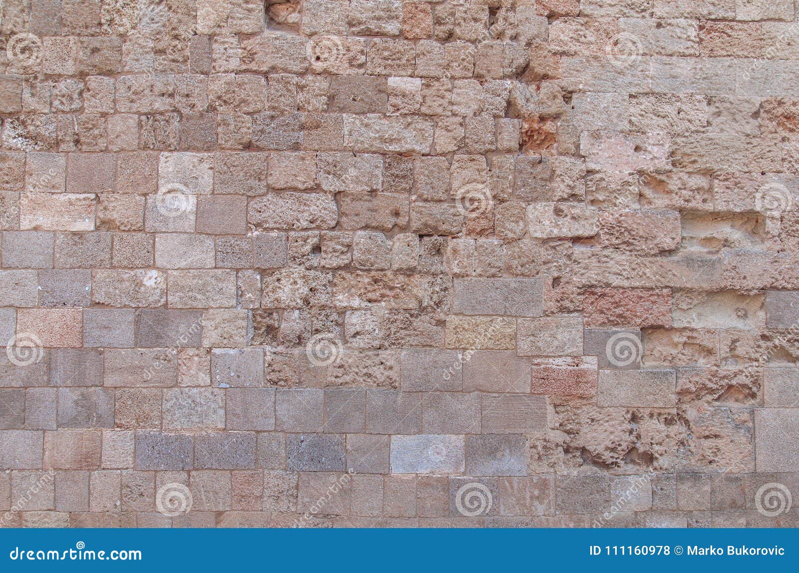 Pattern of Red and Yellow Block from Old Architecture Castle Wall Stock ...