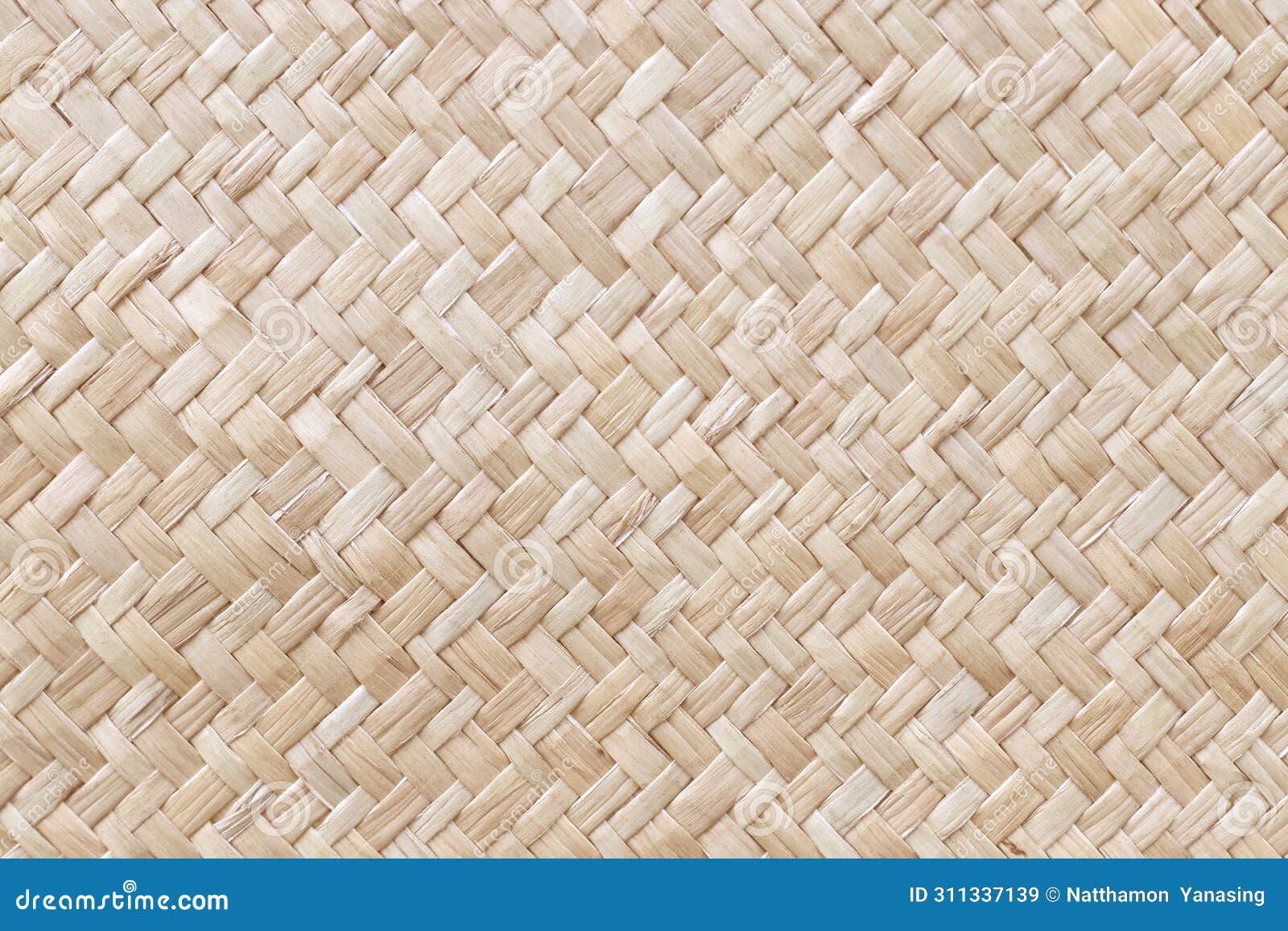Pattern of Reed Weaving Mat with Vintage Style for Background and ...