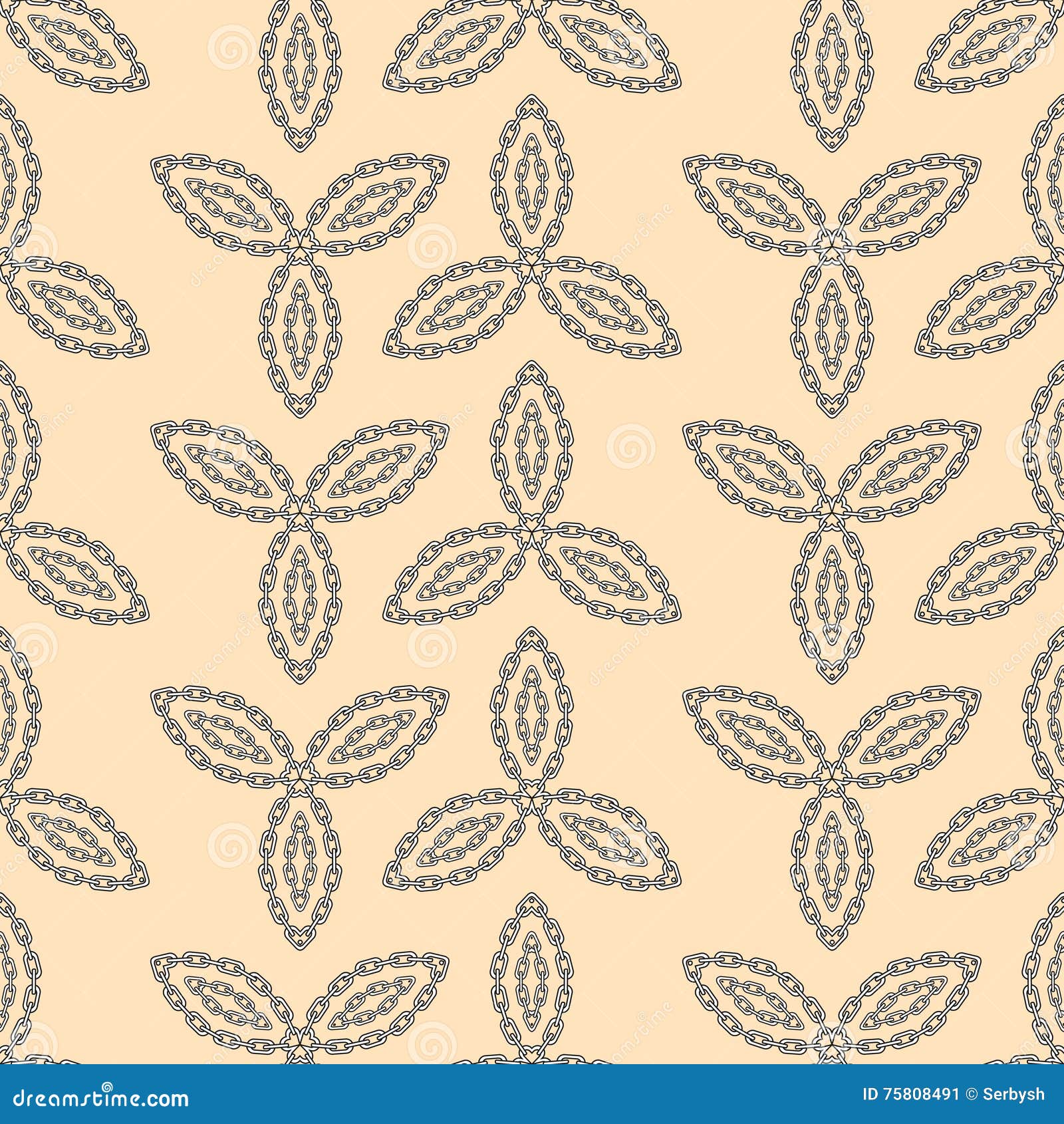 Pattern, Repeating Abstract Chain Stock Vector - Illustration of ...