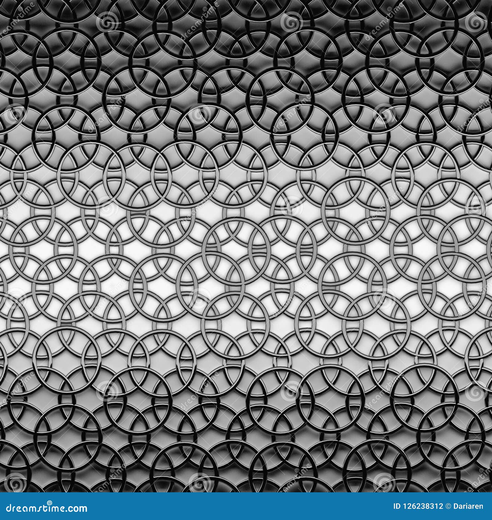 Pattern with Repeating Circles in Gray Colors. Stock Illustration ...