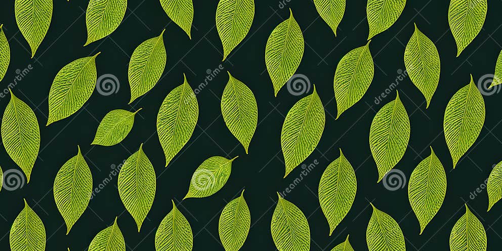 Pattern Repetition Leaf Concept Background Display Spring Summer Leaves ...