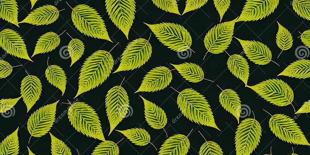 Pattern Repetition Leaf Concept Background Display Spring Summer Leaves ...
