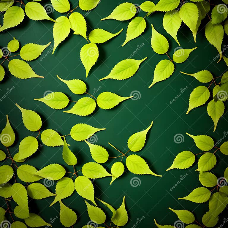 Pattern Repetition Leaf Concept Background Display Spring Summer Leaves ...