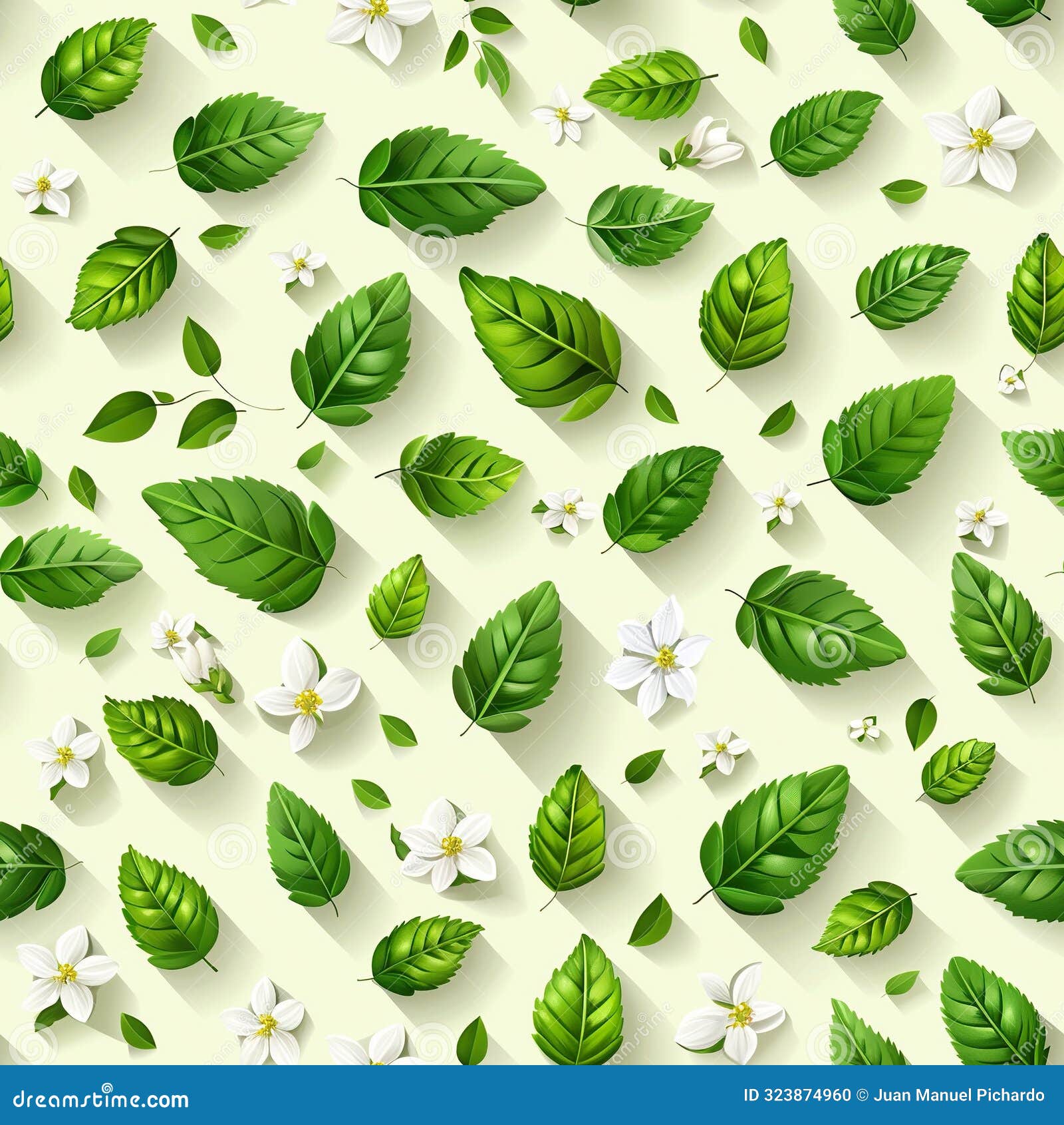 Pattern and Repetition of Spring Small White Flowers, Background of ...