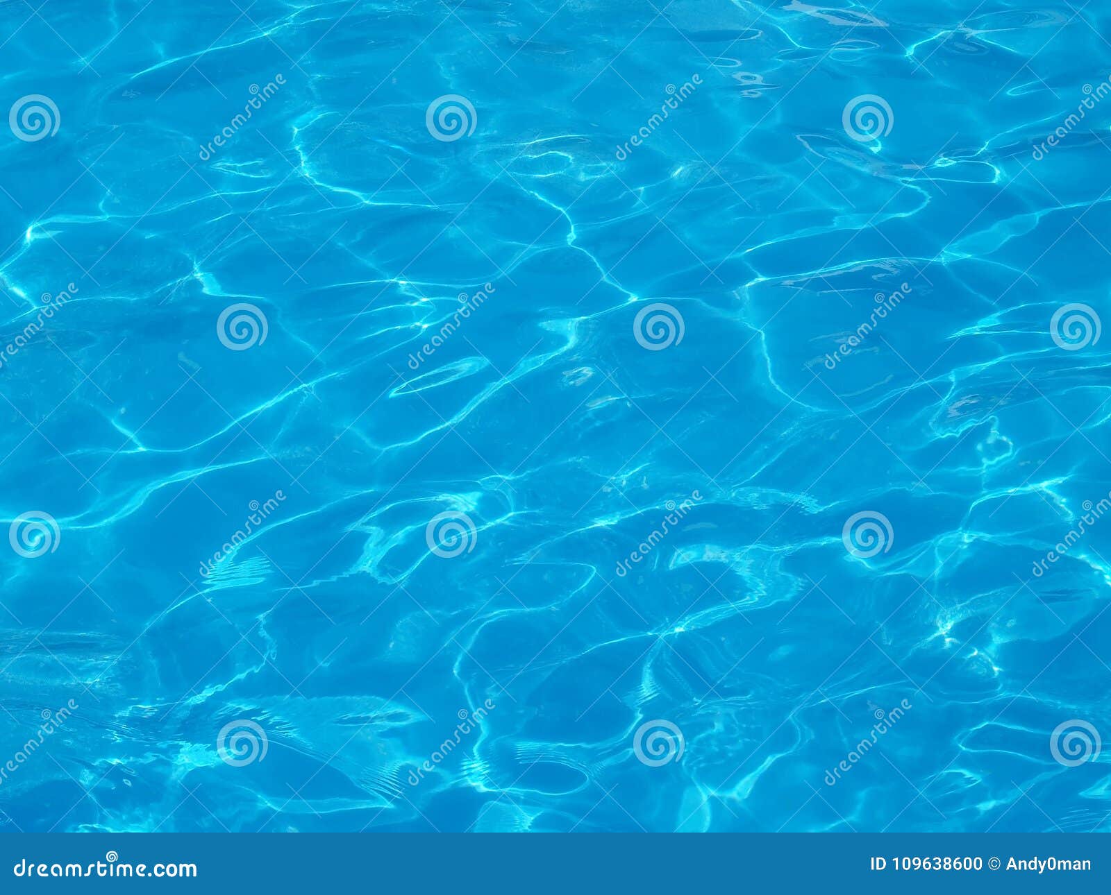 Rippled that Reflect Sunlight on Blue Water Surface in Resort Swimming ...