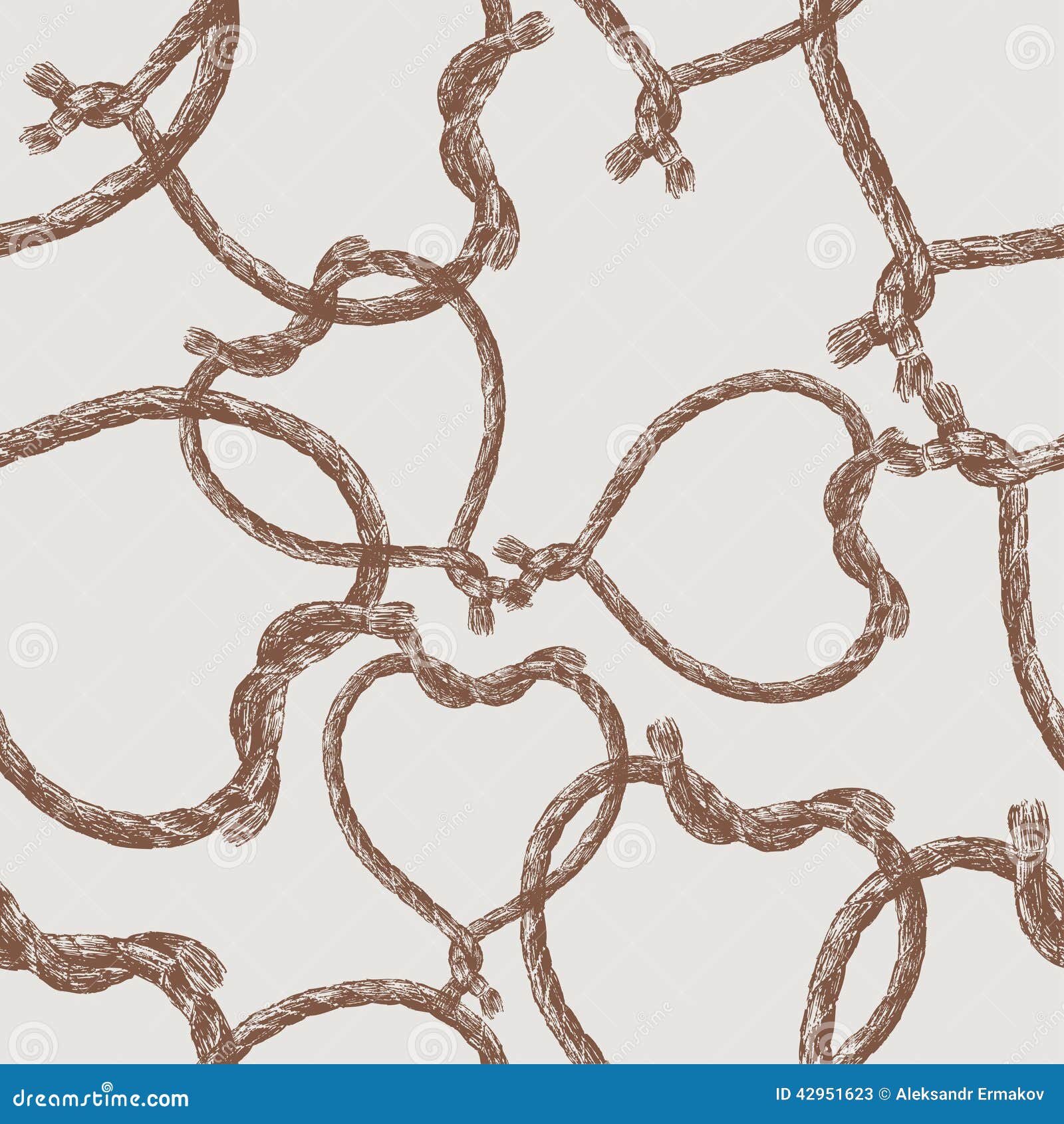 Rope Hearts And Knots, Vector Set | CartoonDealer.com #44627074