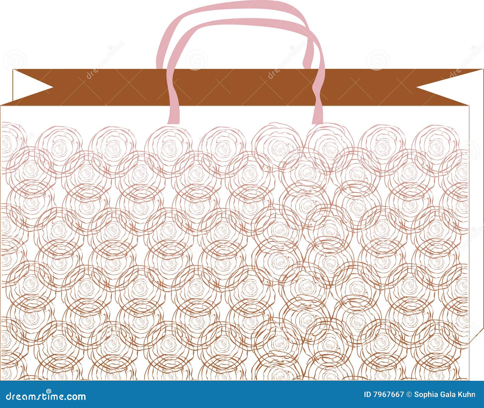 Pattern rose bag_1 stock vector. Illustration of beautiful - 7967667