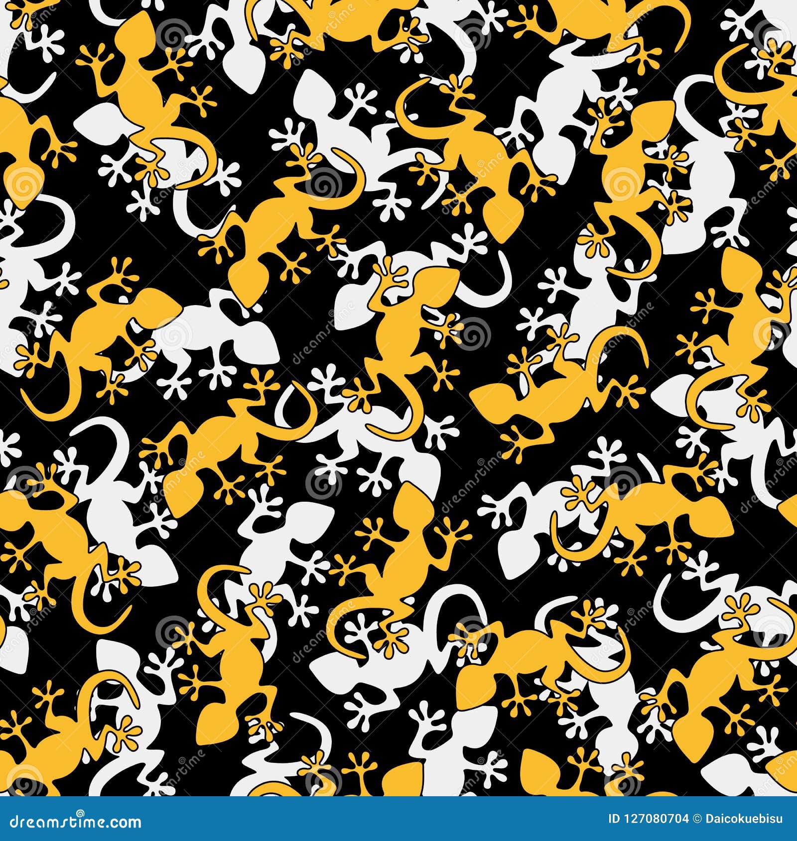 Pattern of the salamander, stock vector. Illustration of irregular ...