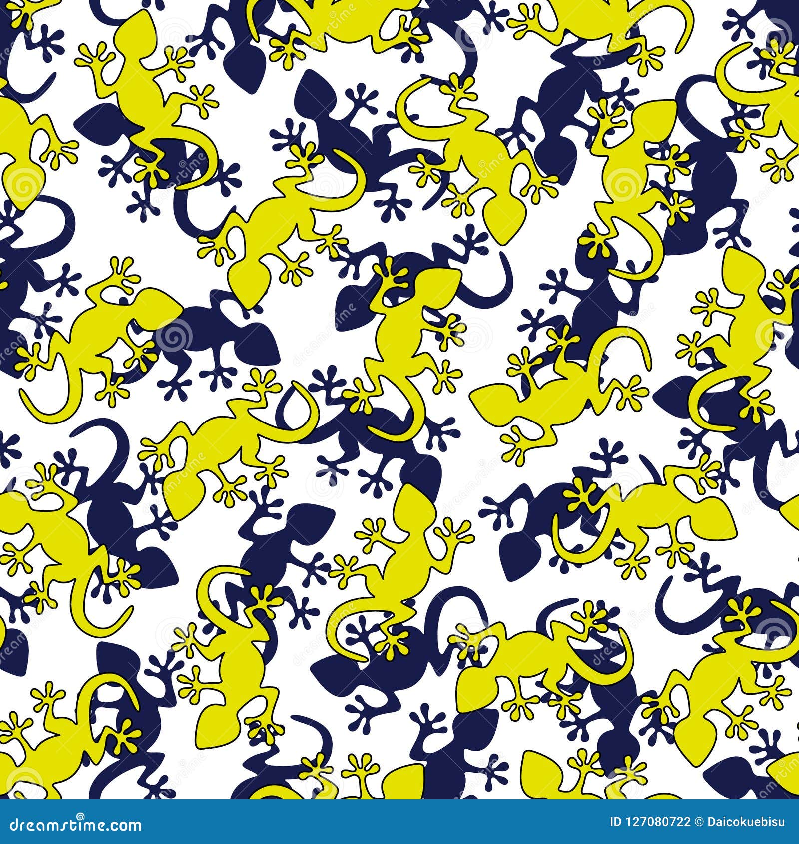 Pattern of the salamander, stock vector. Illustration of ornament ...