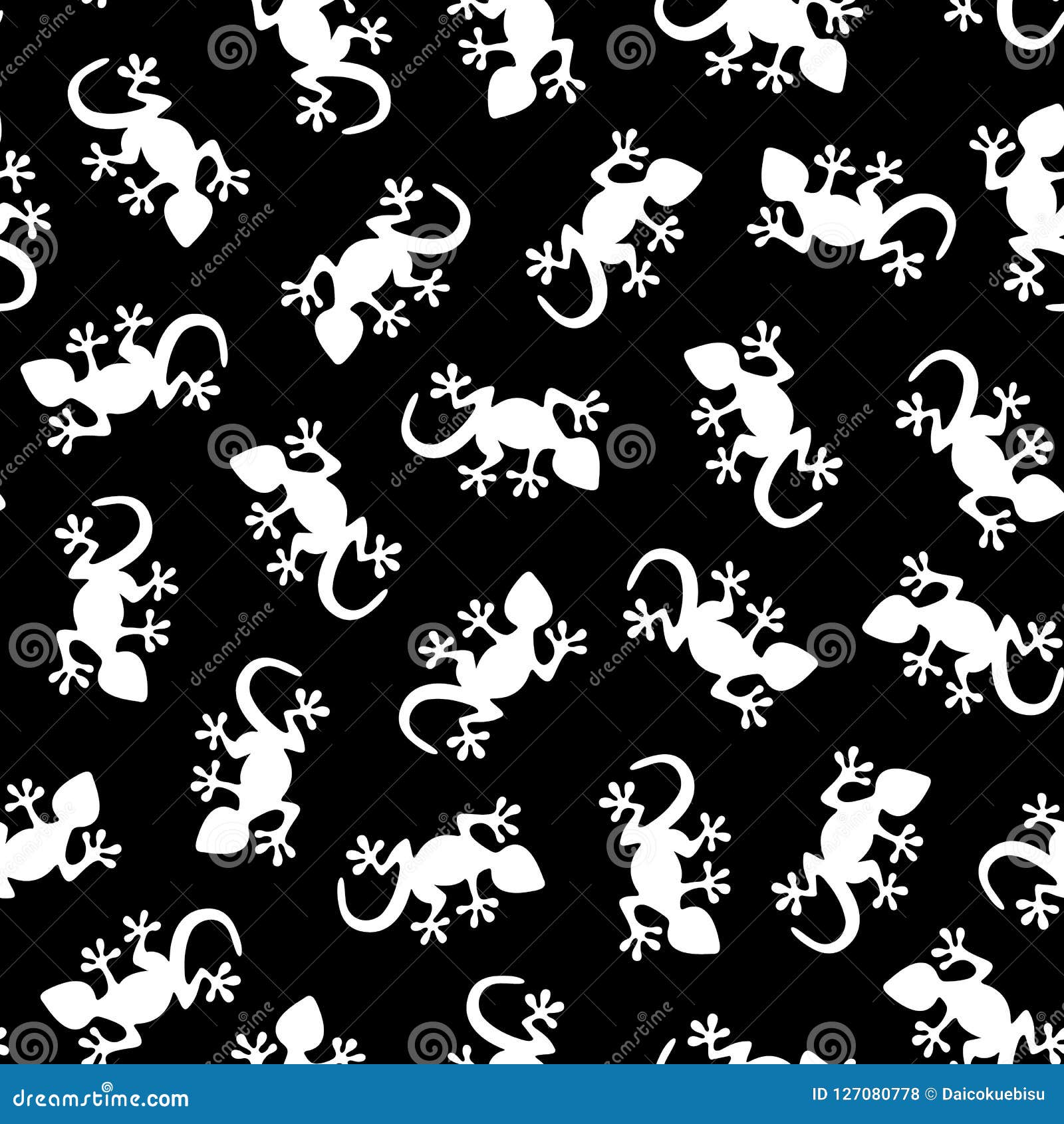 Pattern of the salamander, stock vector. Illustration of design - 127080778