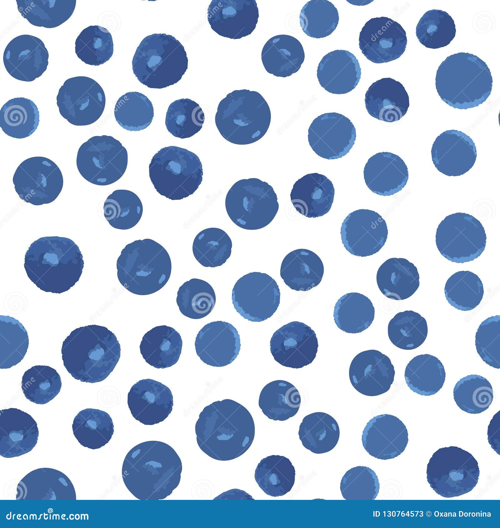Pattern Seamless Abstract Pattern of Blue Dots Stock Vector ...