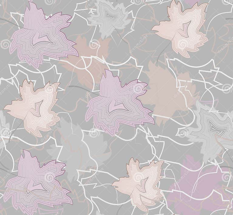Pattern Seamless from Maple Leaves. for Wallpaper, Paper, Linoleum ...