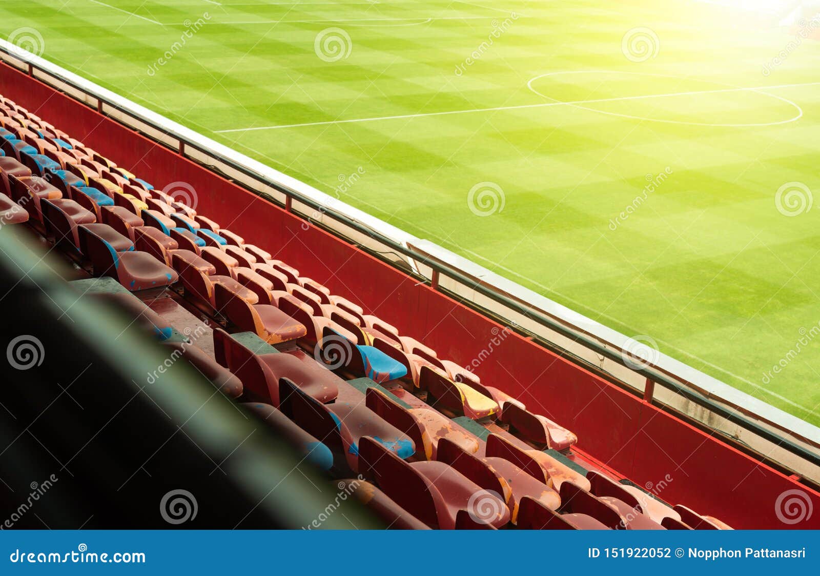 Pattern of Seats at the Sport Stadium Stock Photo - Image of stadium ...