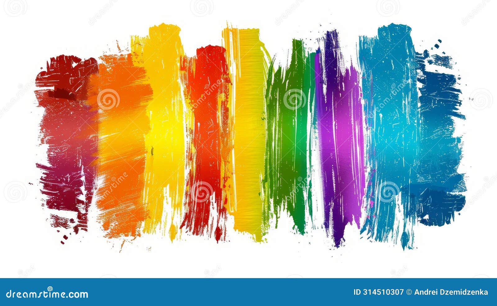 Pattern of Seven Colors of the Rainbow. Modern Illustration for a Logo ...