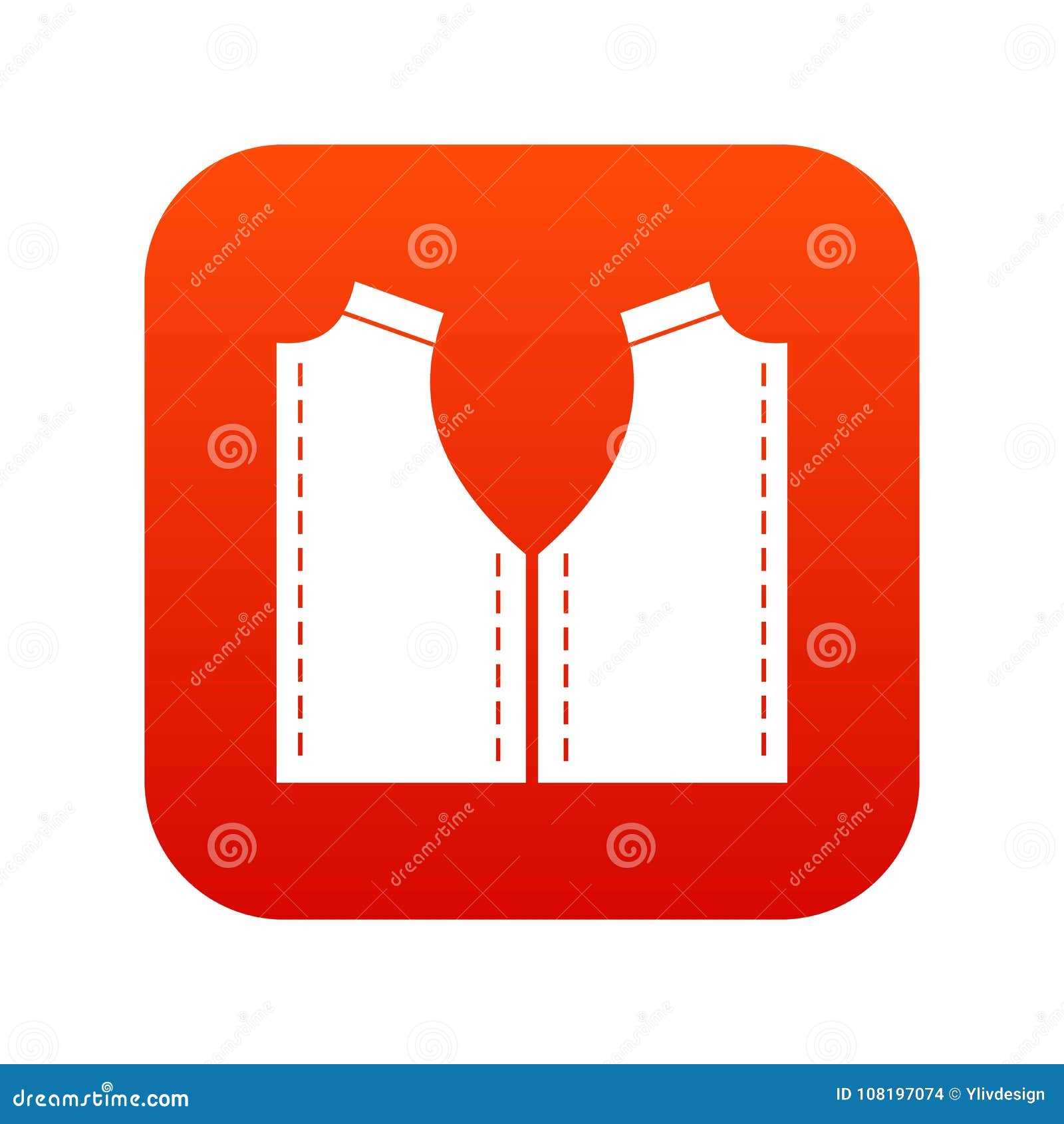 Pattern for Sewing Icon Digital Red Stock Vector - Illustration of ...