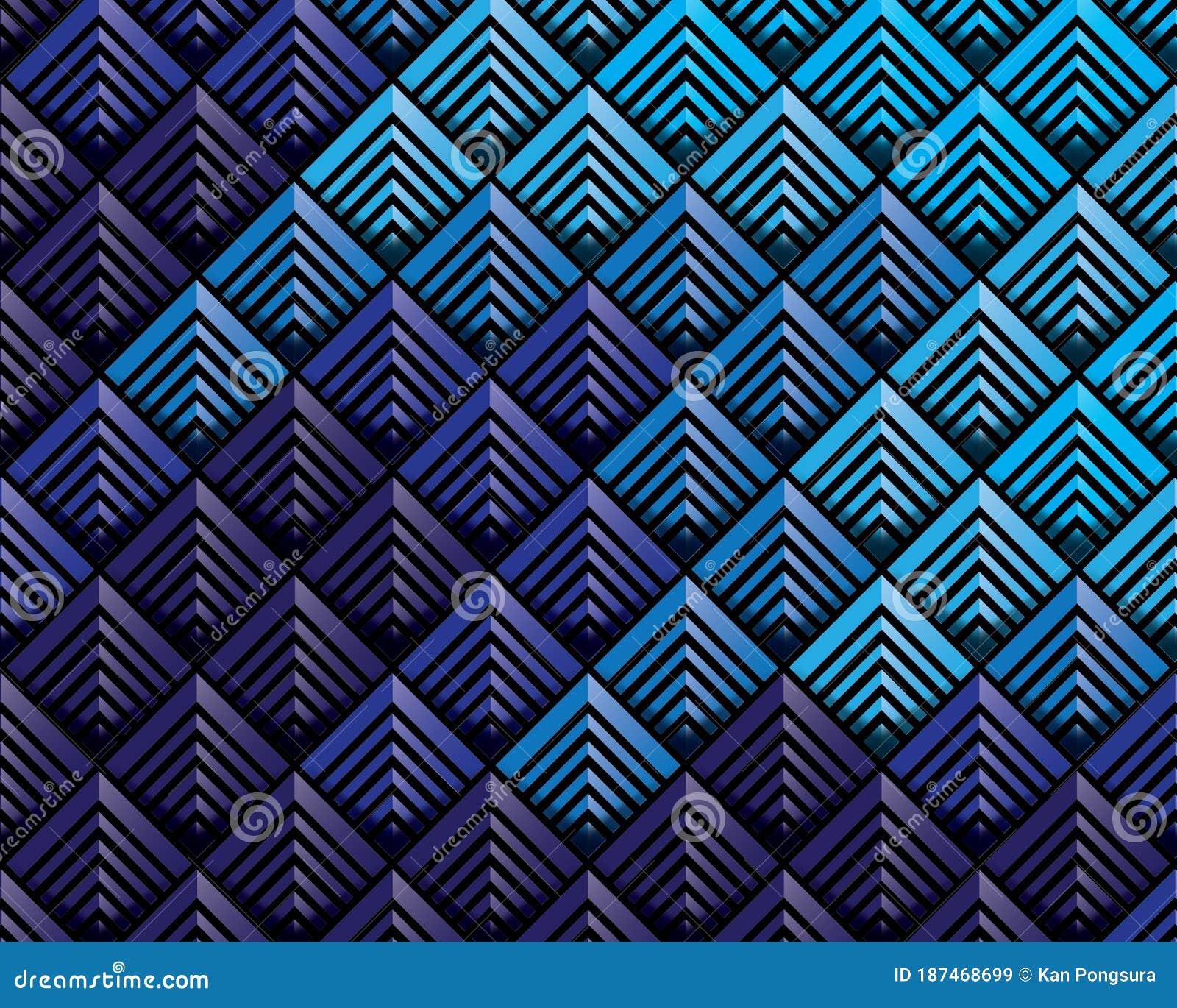 Blue Shape Pattern Abstract Background Vector Design Stock Vector ...