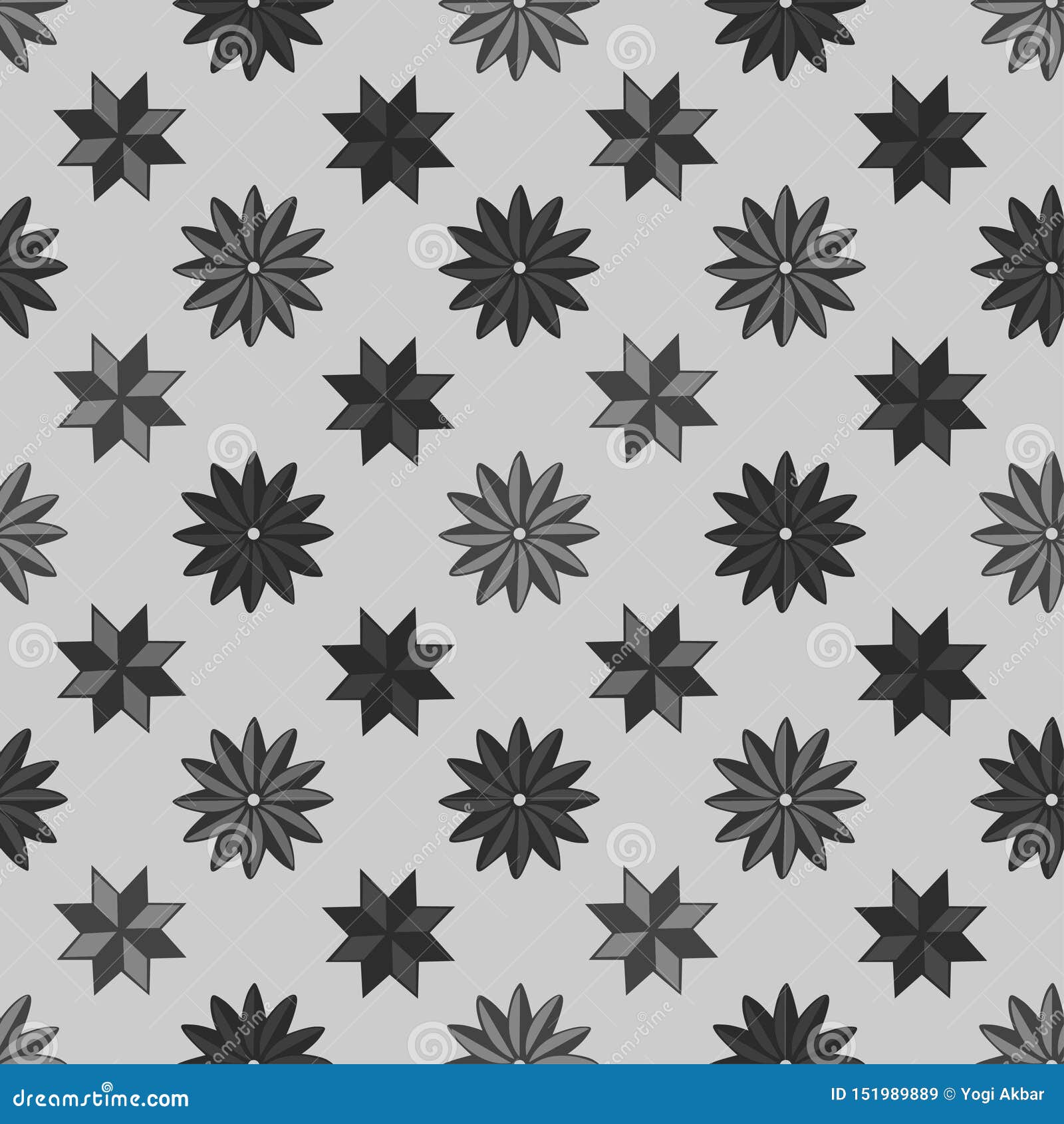 Pattern Shape Star Background with Dark Color Stock Vector ...