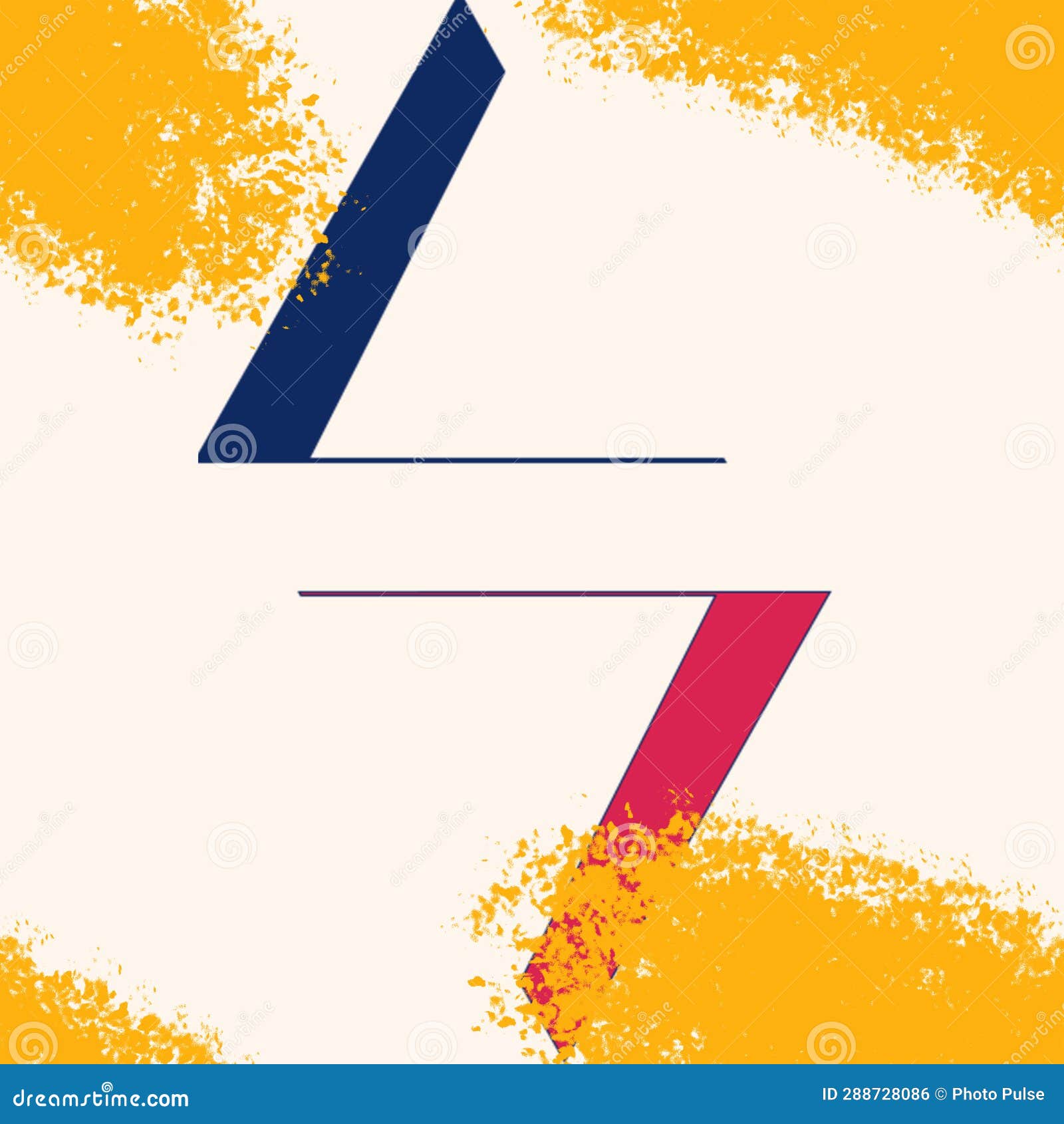 Pattern with Sharp Edges, Lines and Triangles Stock Illustration ...