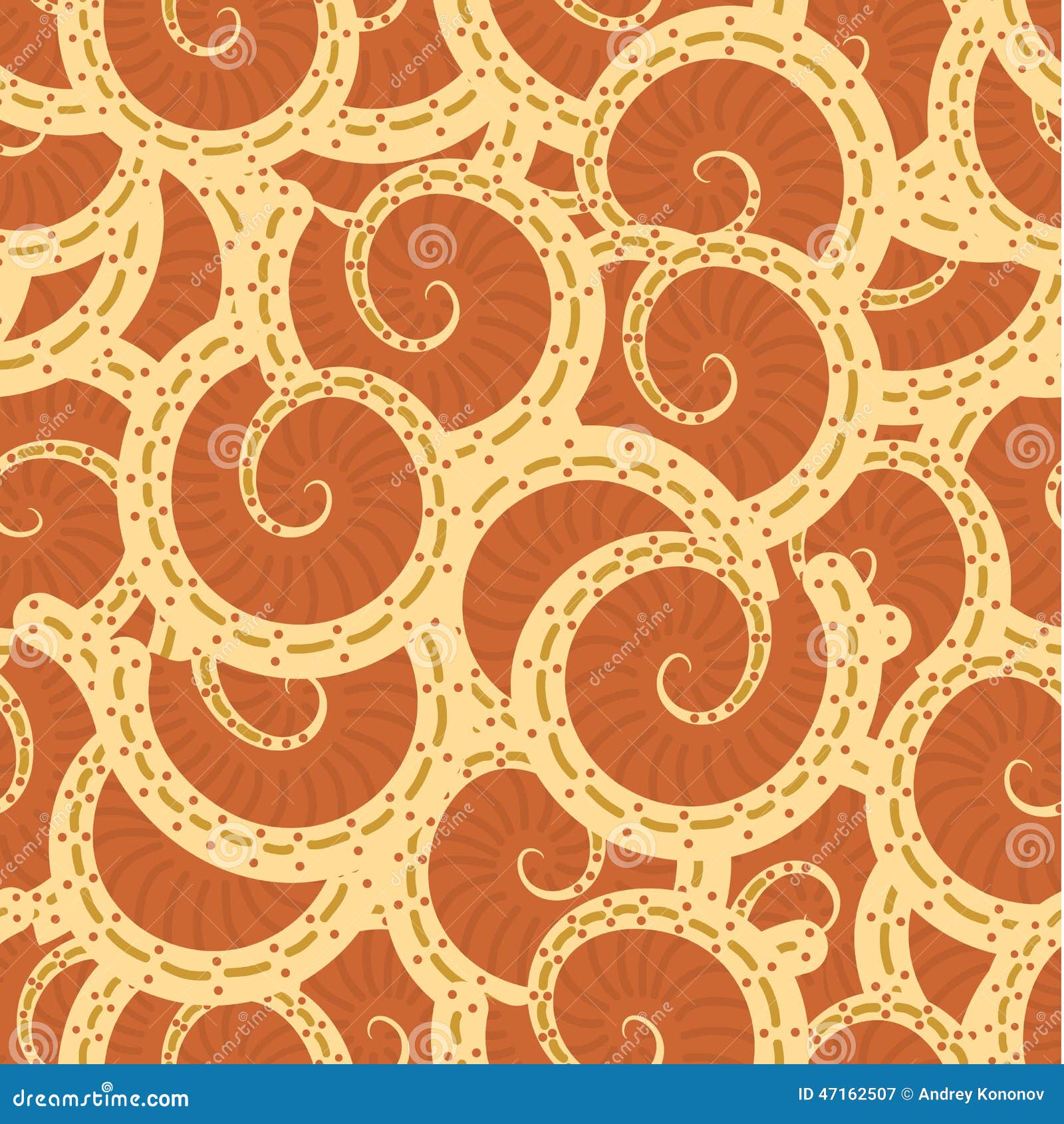 Pattern of shells stock vector. Illustration of design - 47162507