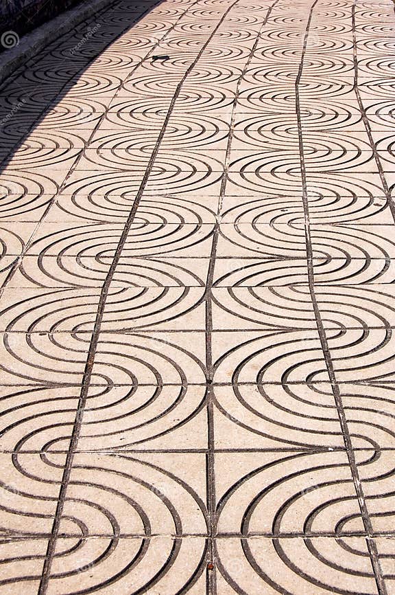 Pattern in sidewalk stock photo. Image of outdoor, waves - 1828262