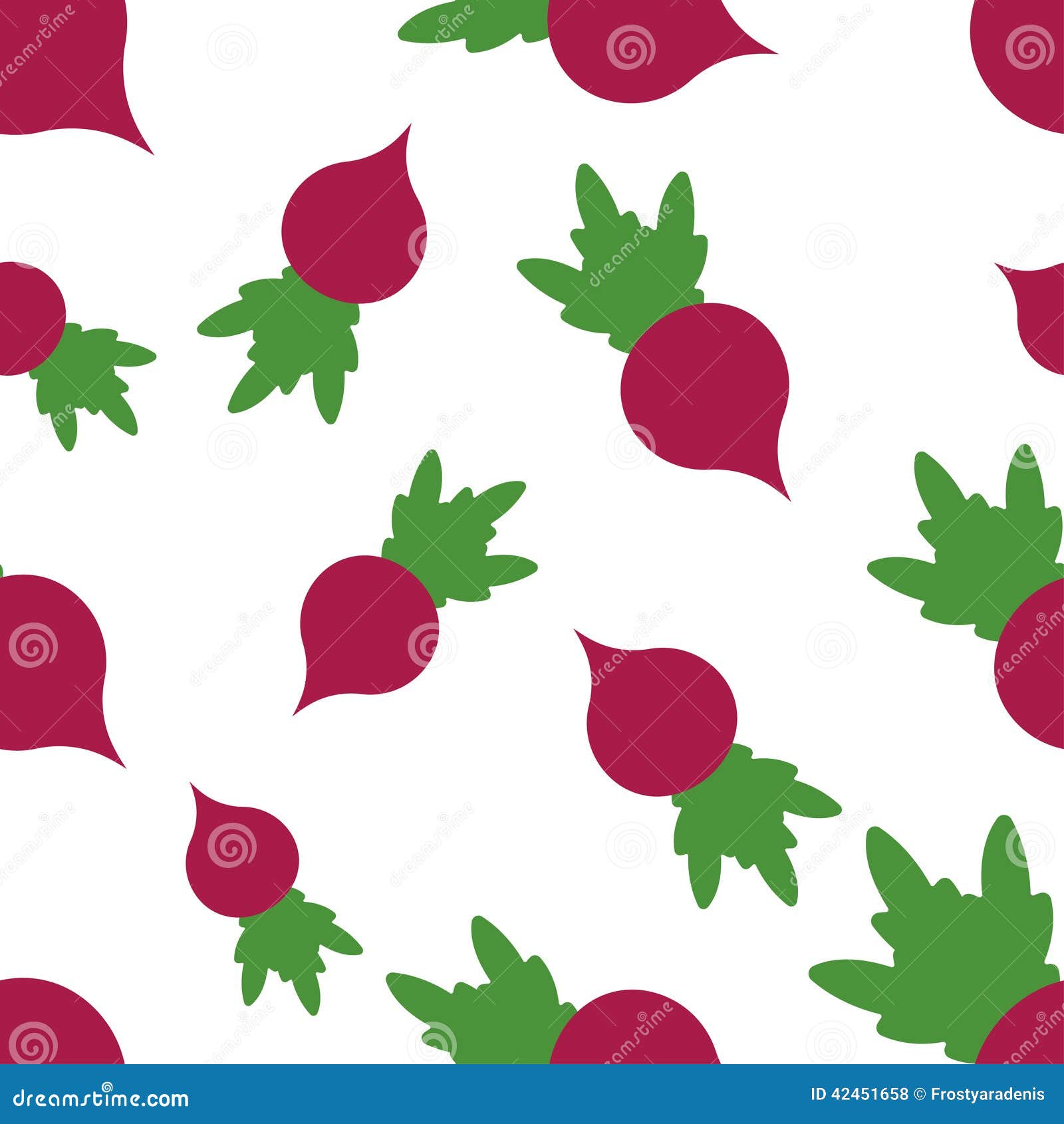 Pattern Silhouette Radish stock vector. Illustration of party - 42451658