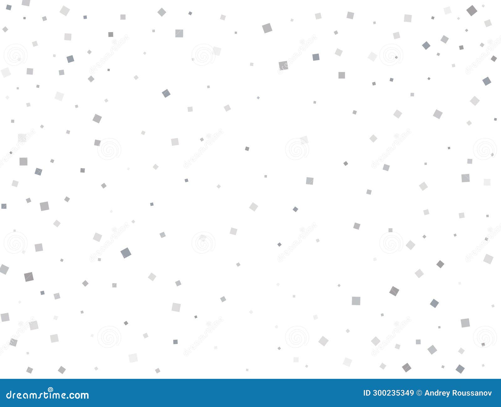 Pattern with Silver Squares. Christmas Silver Square Confetti. Festive ...
