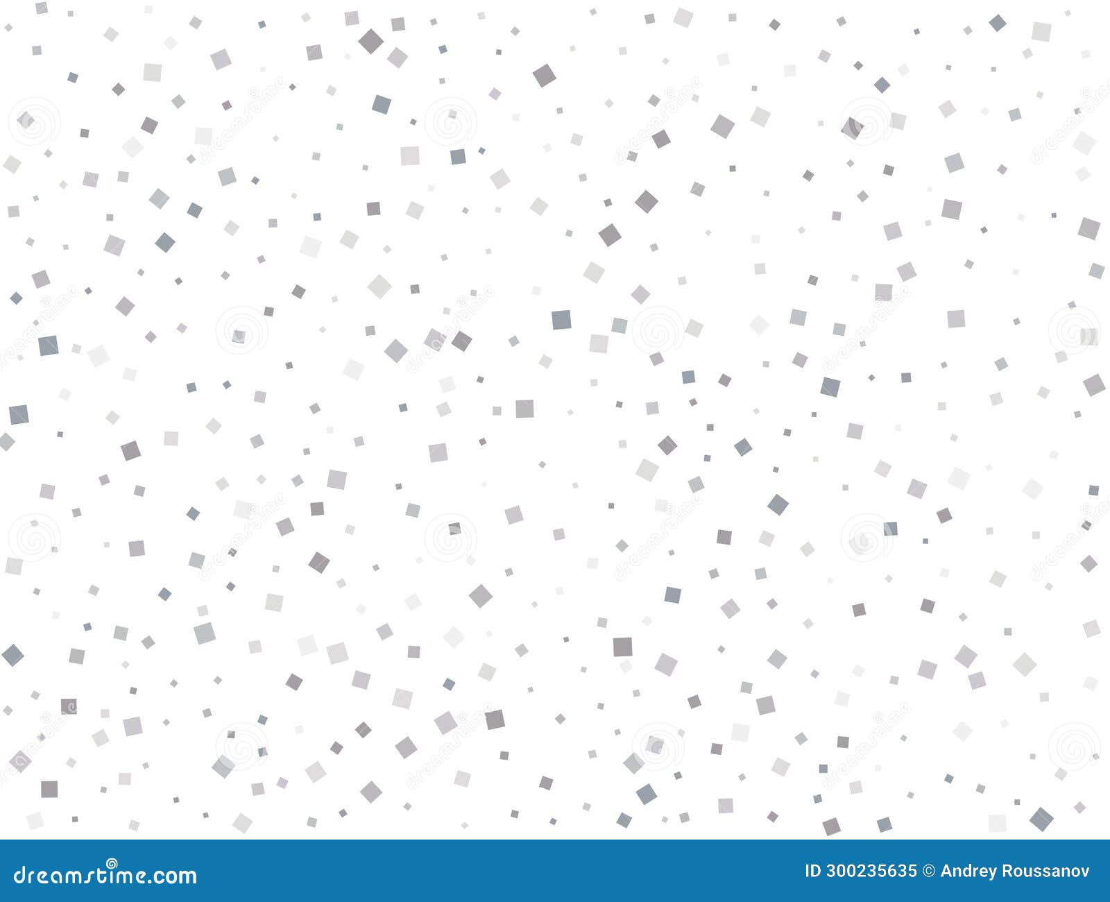 Pattern with Silver Squares. Christmas Silver Square Confetti. Festive ...