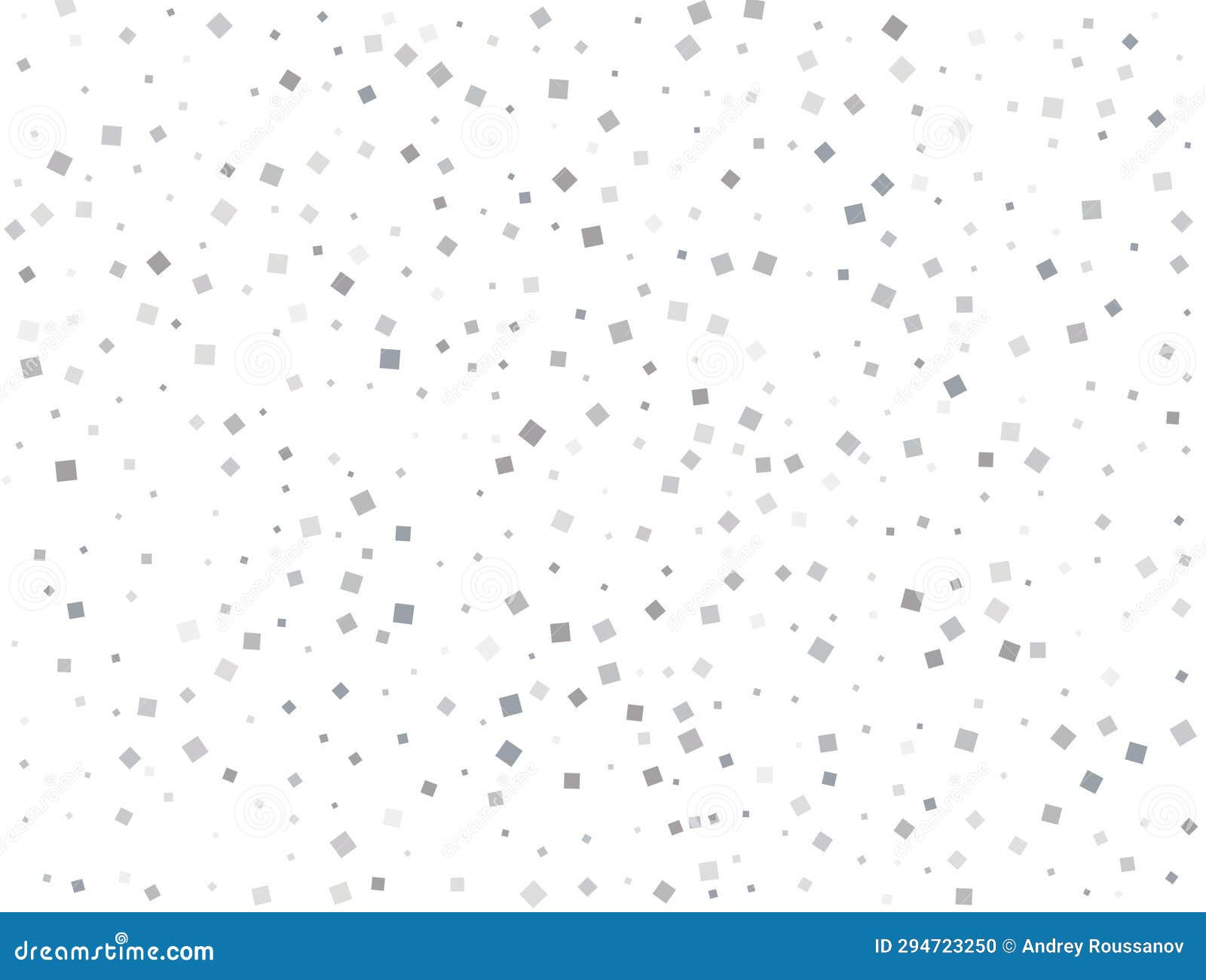 Pattern with Silver Squares. Silver Squares Holiday Confetti. Festive ...