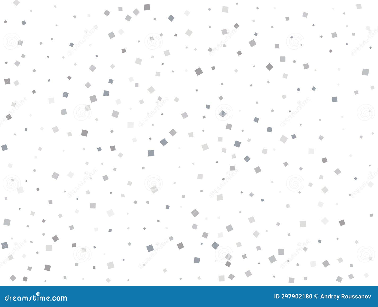 Pattern with Silver Squares. Silver Squares Holiday Confetti. Festive ...