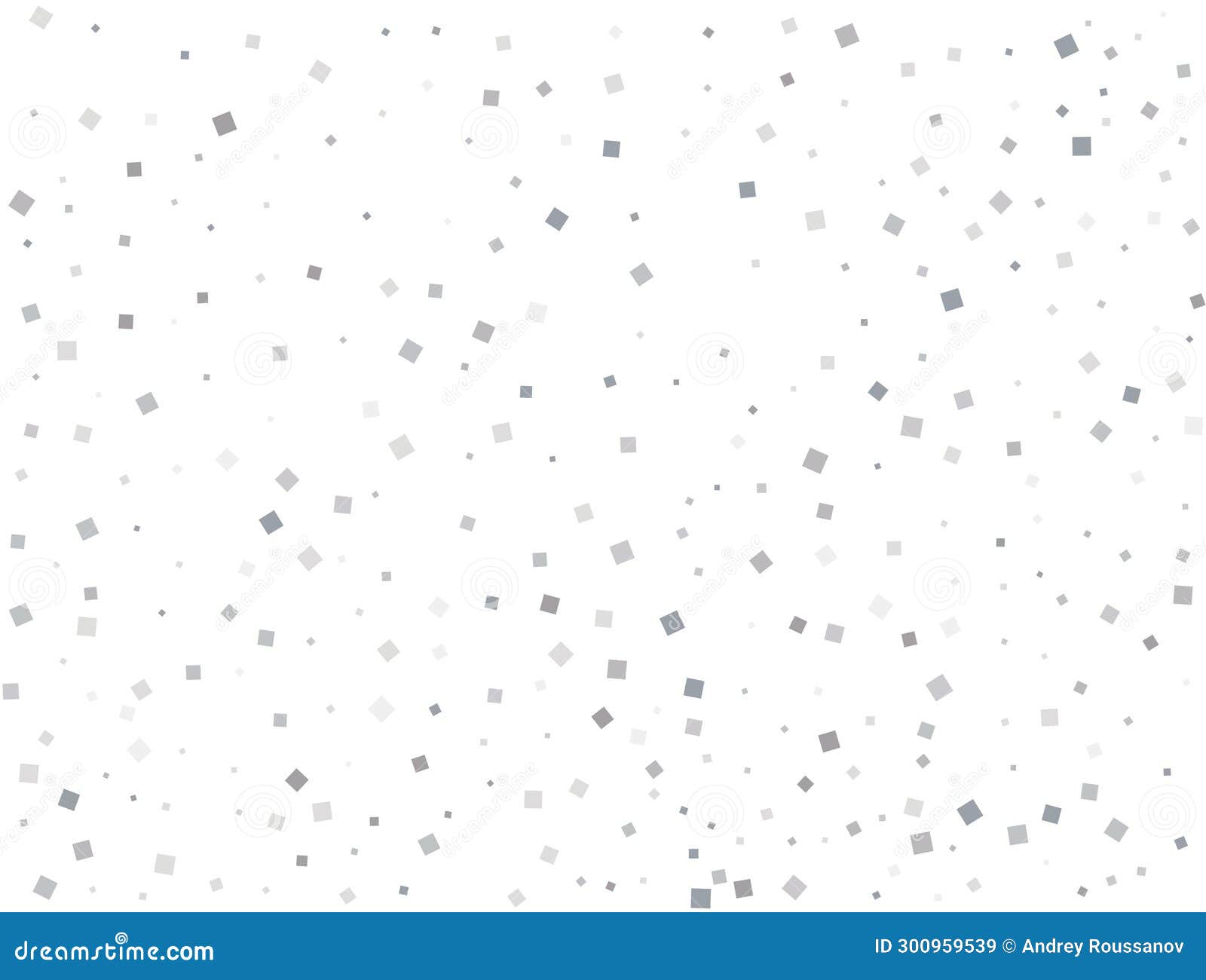 Pattern with Silver Squares. Wedding Silver Square Confetti. Festive ...