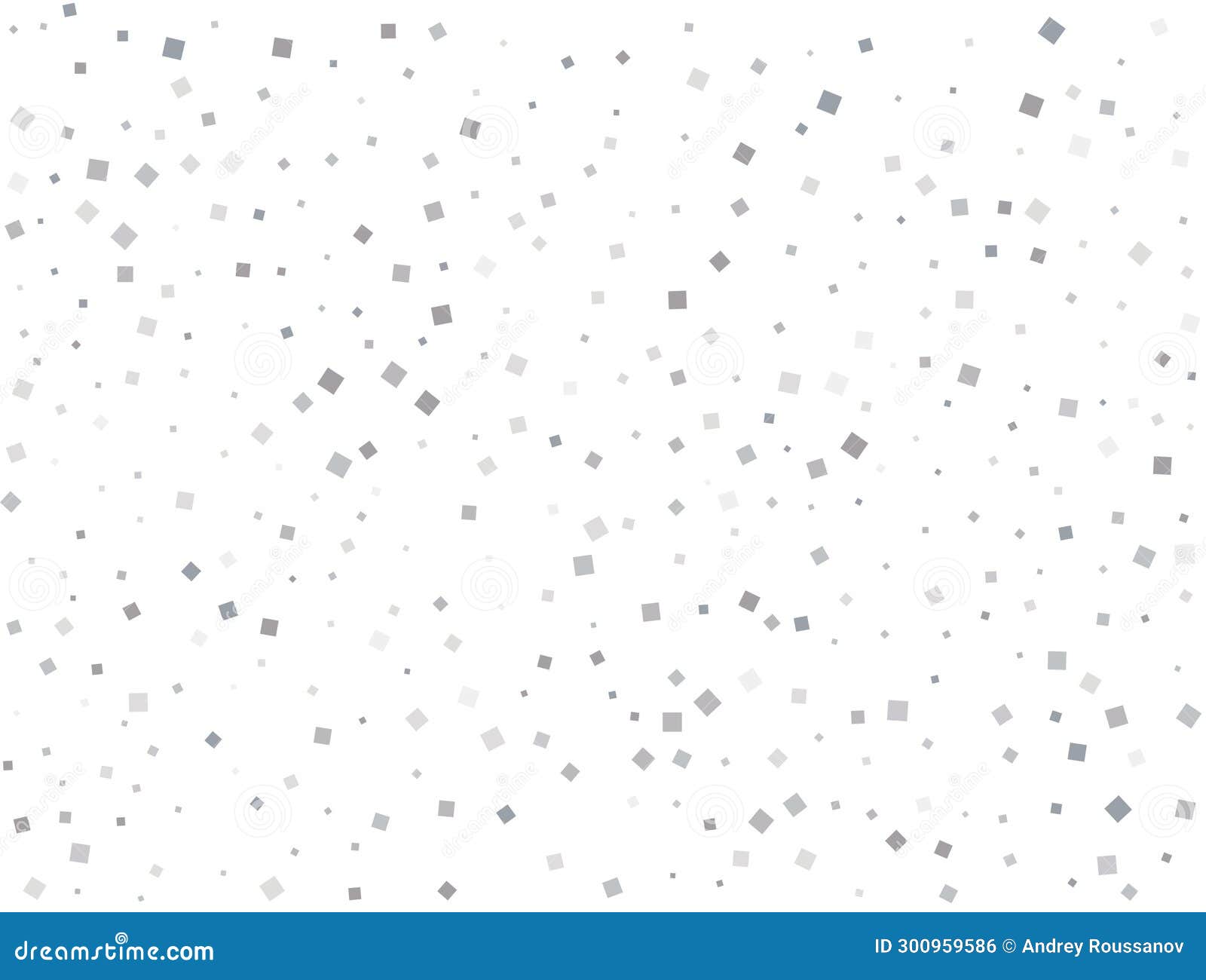 Pattern with Silver Squares. Wedding Silver Square Confetti. Festive ...