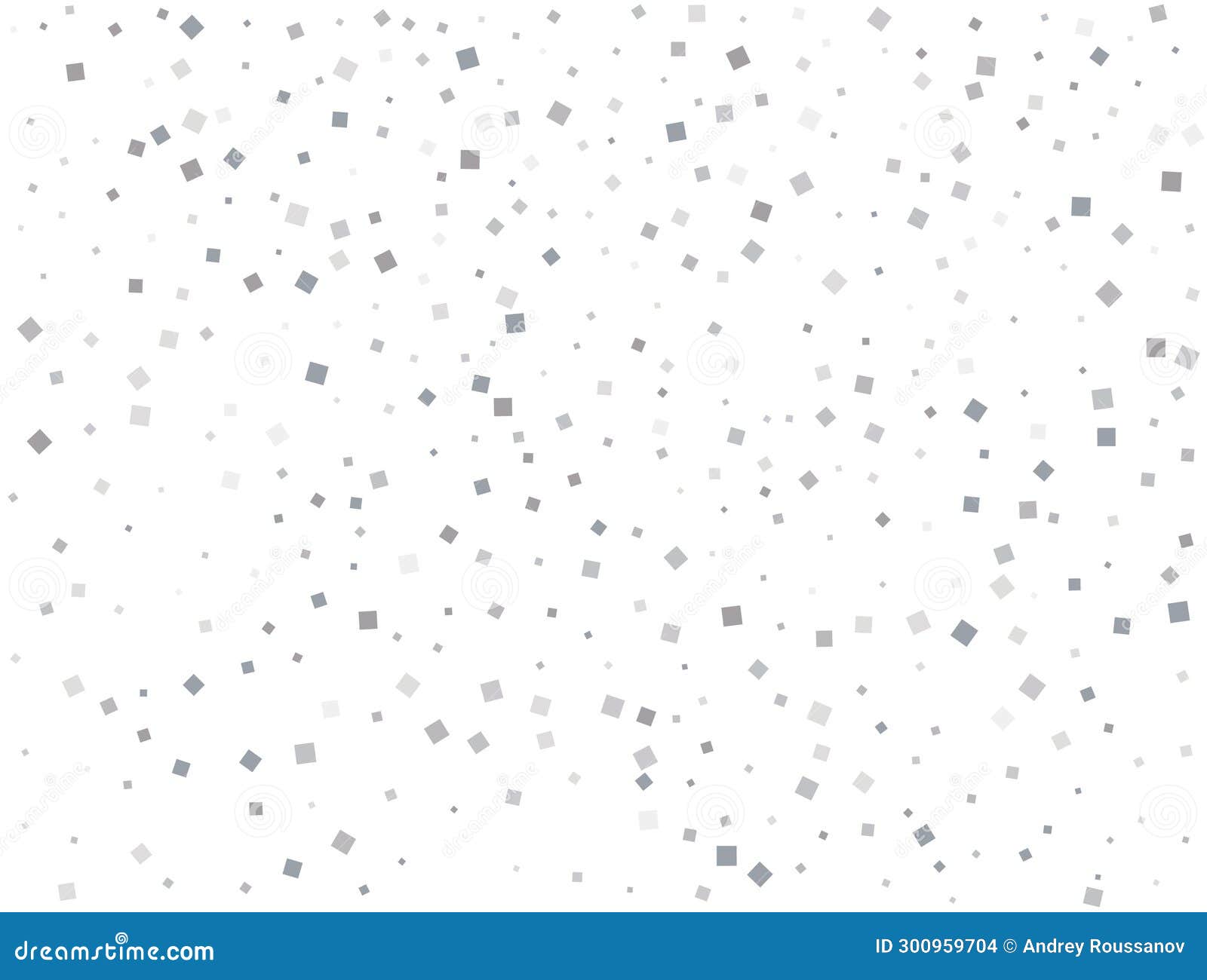 Pattern with Silver Squares. Wedding Silver Square Confetti. Festive ...