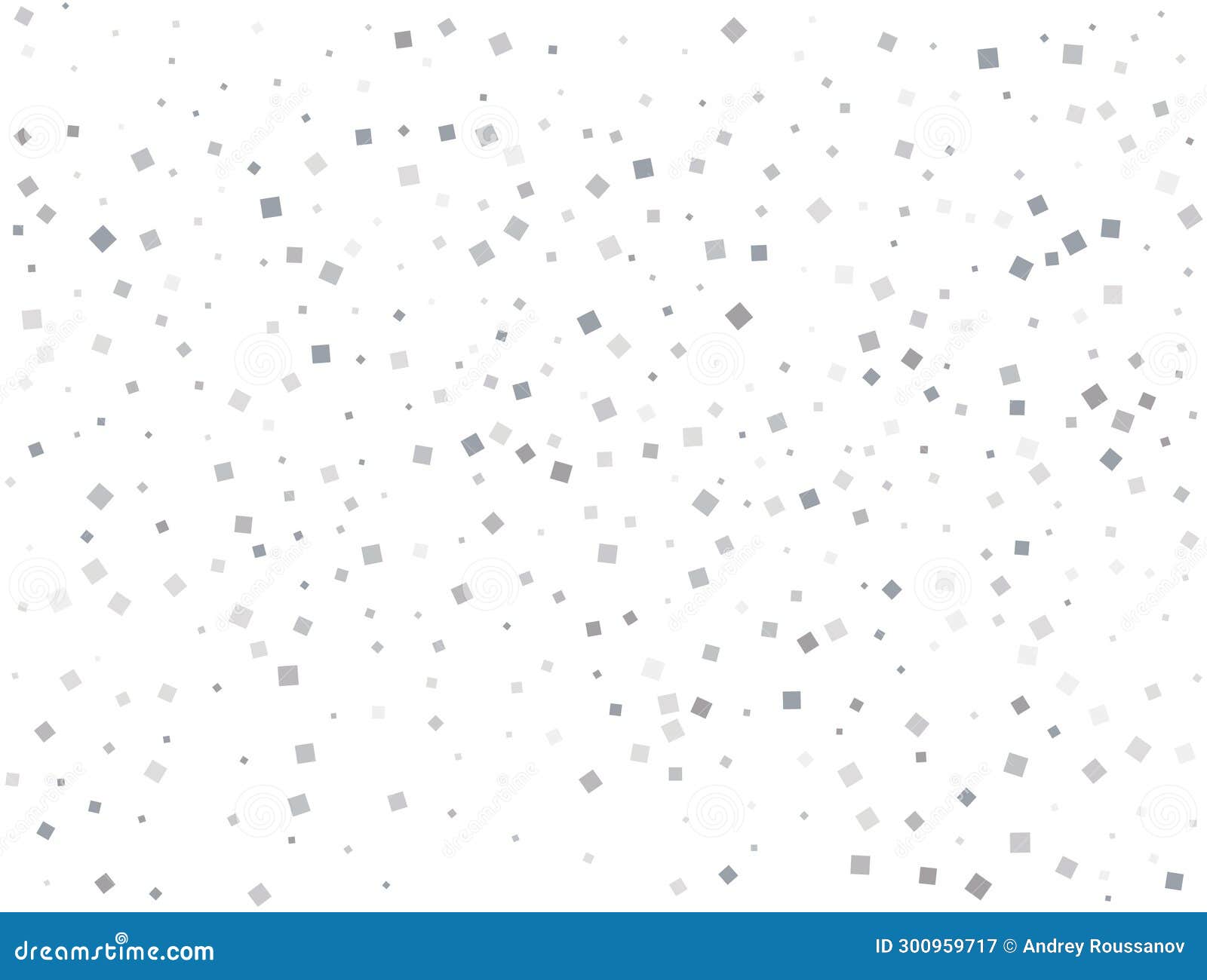 Pattern with Silver Squares. Wedding Silver Square Confetti. Festive ...