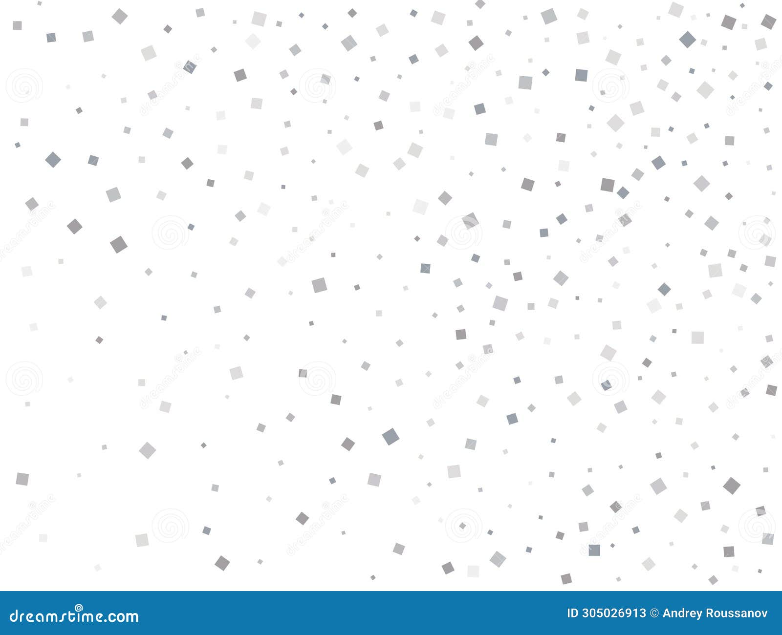 Pattern with Silver Squares. Wedding Silver Square Confetti. Festive ...