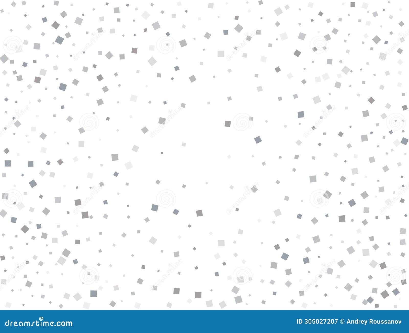 Pattern with Silver Squares. Wedding Silver Square Confetti. Festive ...
