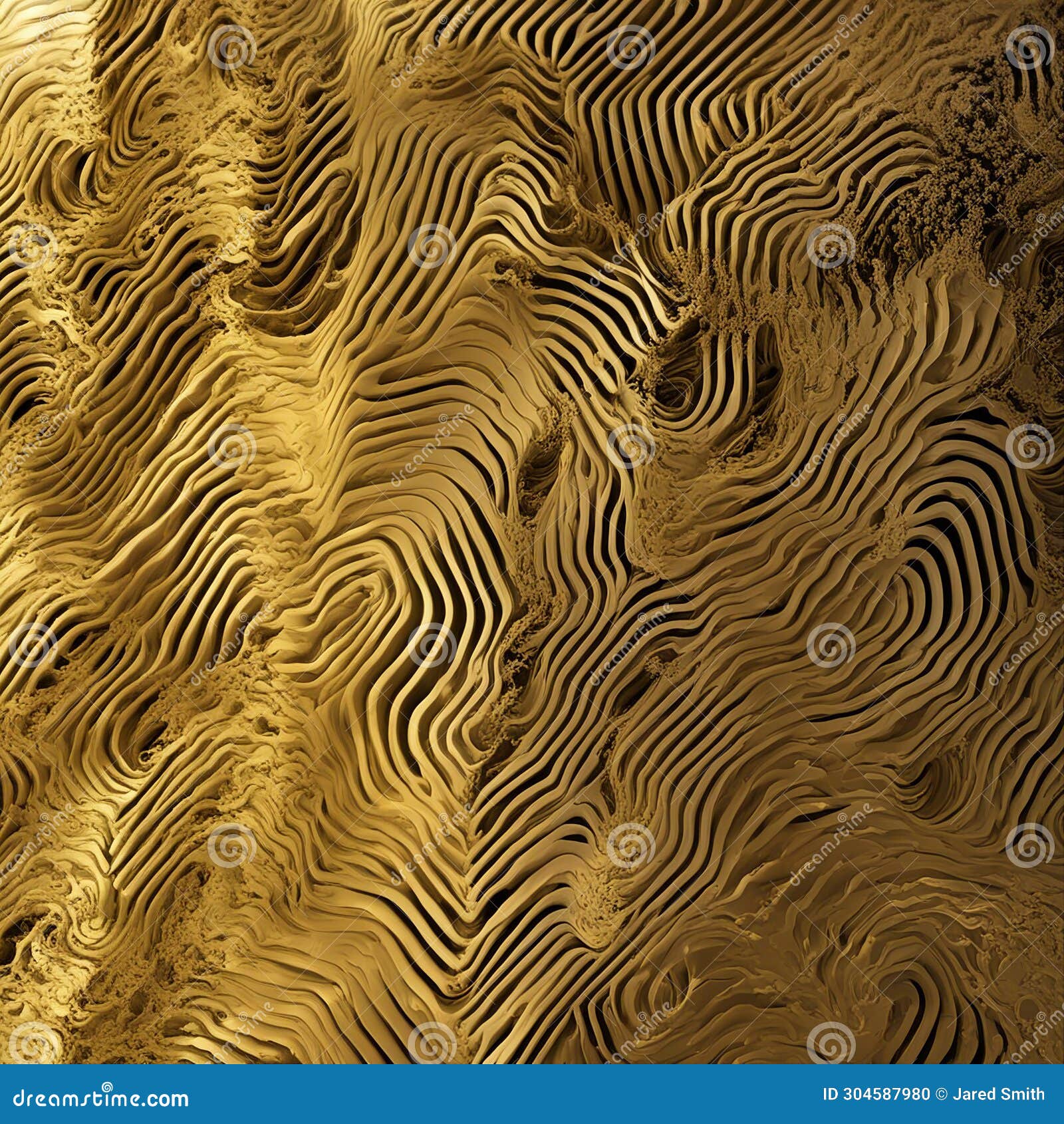 Pattern of Skin a Gold Abstract Art with a Dynamic and Organic Design ...