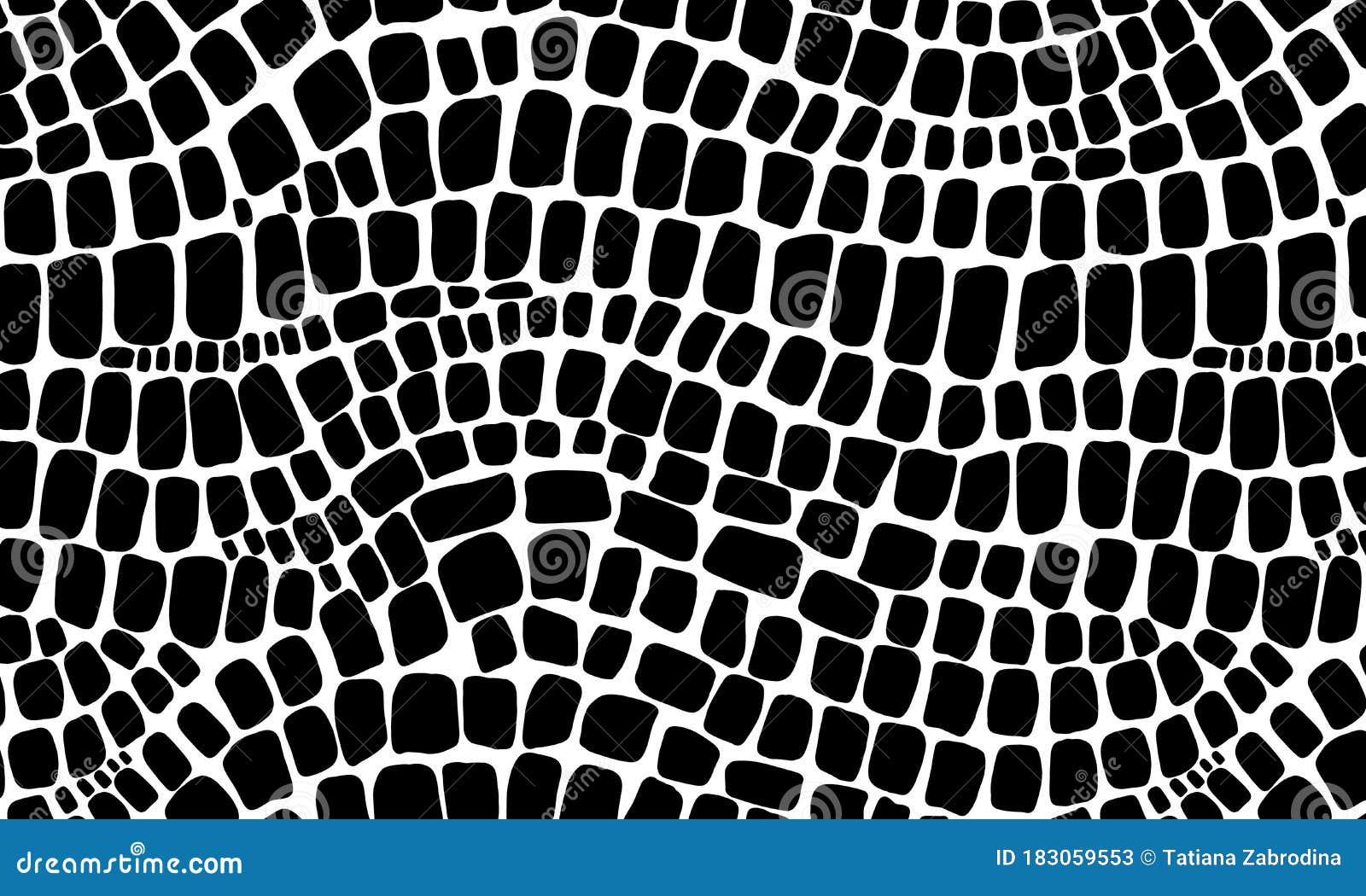 Pattern Skin Snake and Crocodile Stock Vector - Illustration of ...