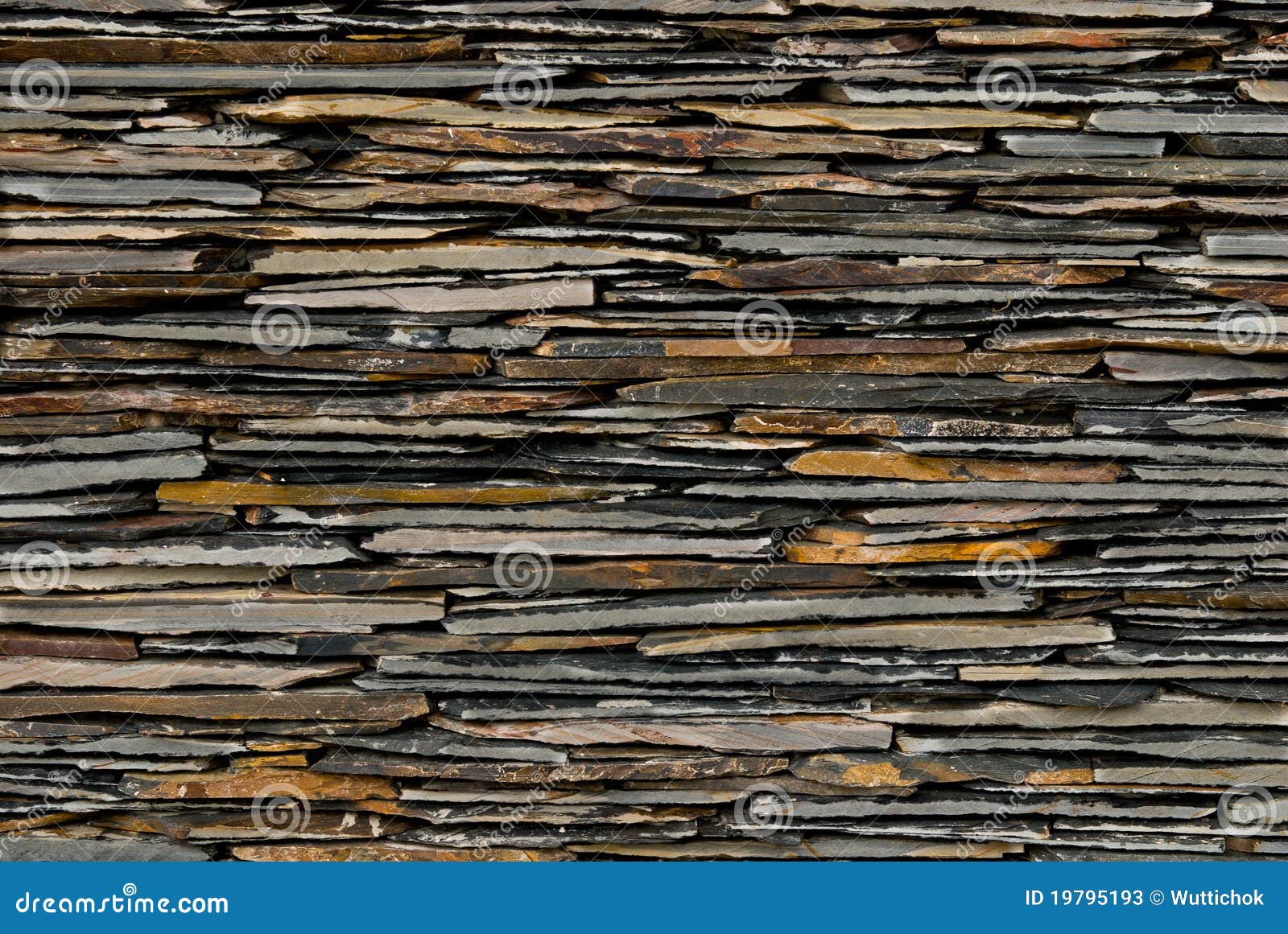 Pattern of Slate Stone Wall Stock Image - Image of brick, natural: 19795193