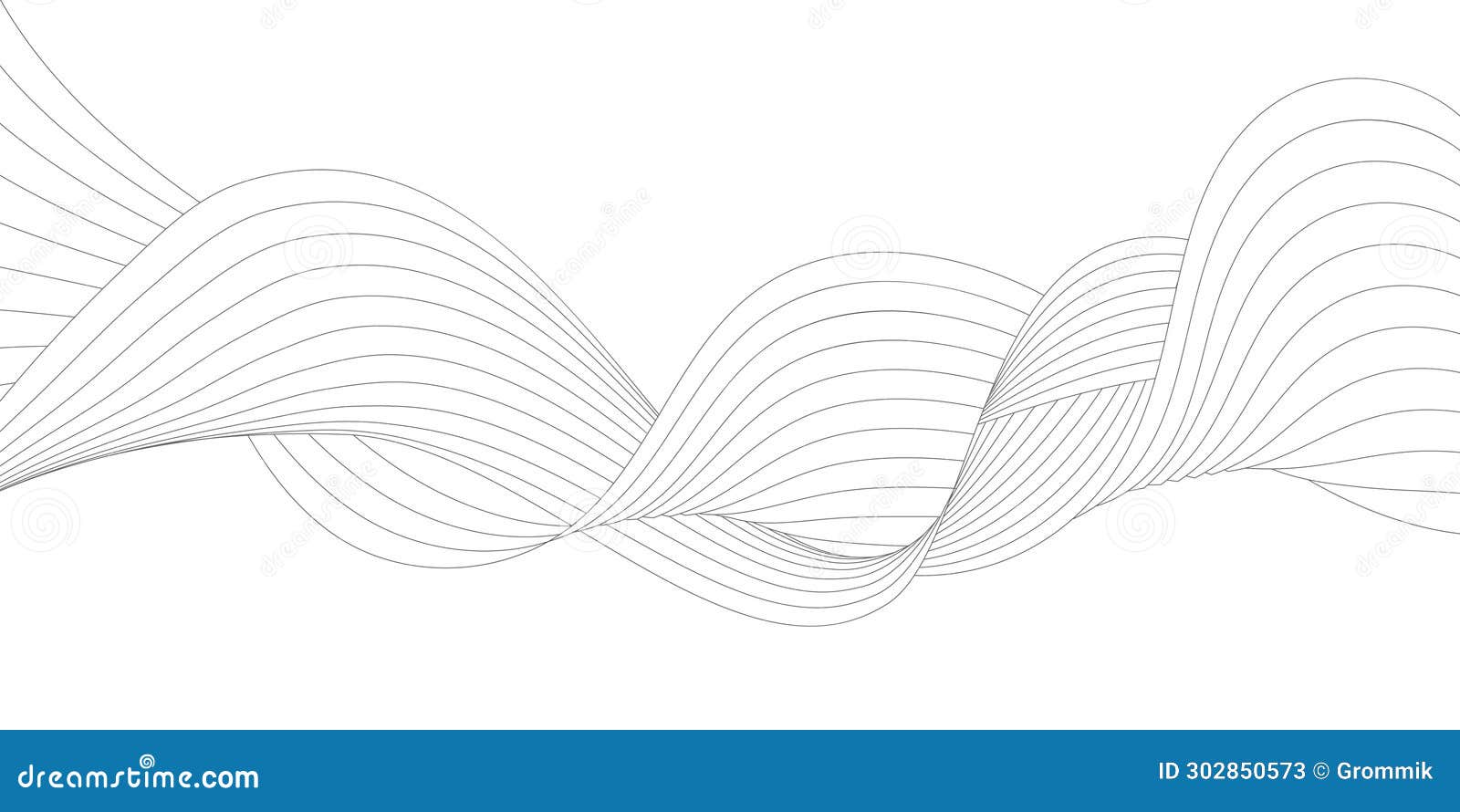 A Pattern of Smooth Wavy Lines. a Template for Creating a Creative ...