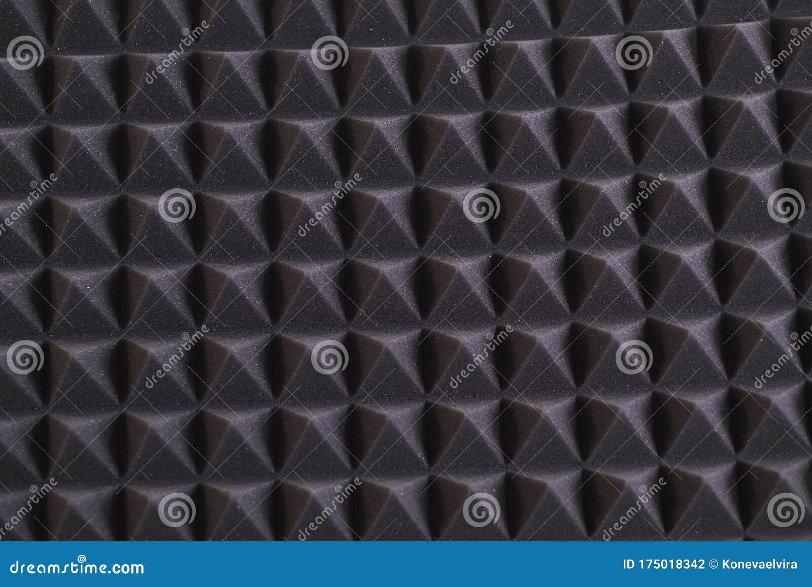 The Pattern of the Soundproof Panel of Polyurethane Foam. Black ...