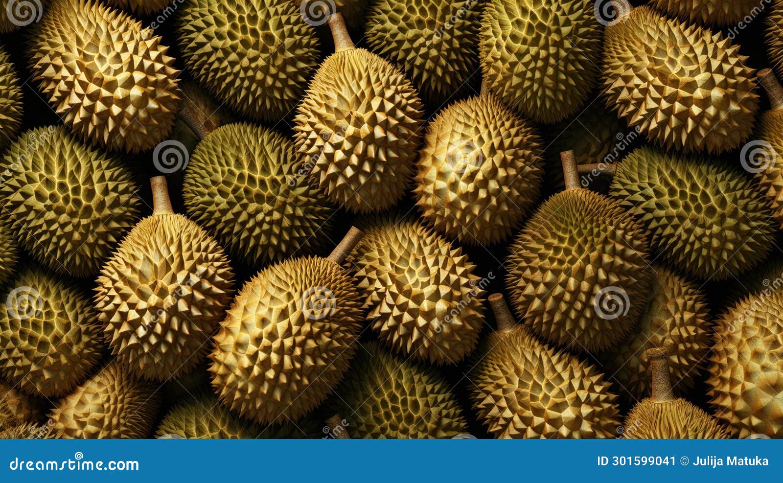 Pattern from a Special Smell of Durian Stock Illustration ...