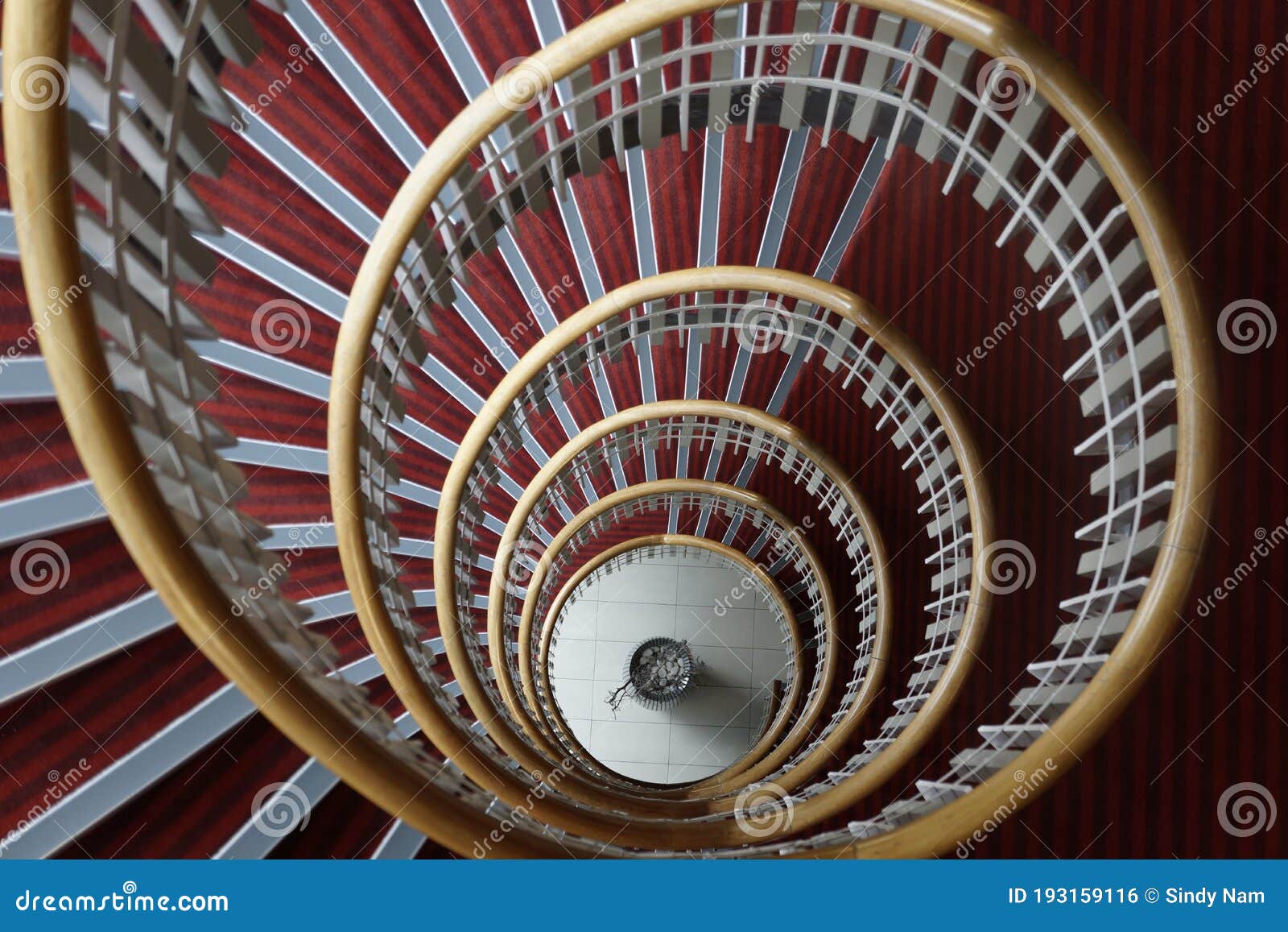 Pattern of a Spiral Staircases Stock Photo - Image of color, staircases ...