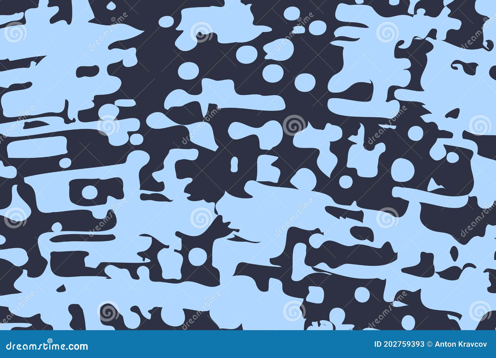 Pattern with Spots and Blobs of Paint or Ink Stock Illustration ...