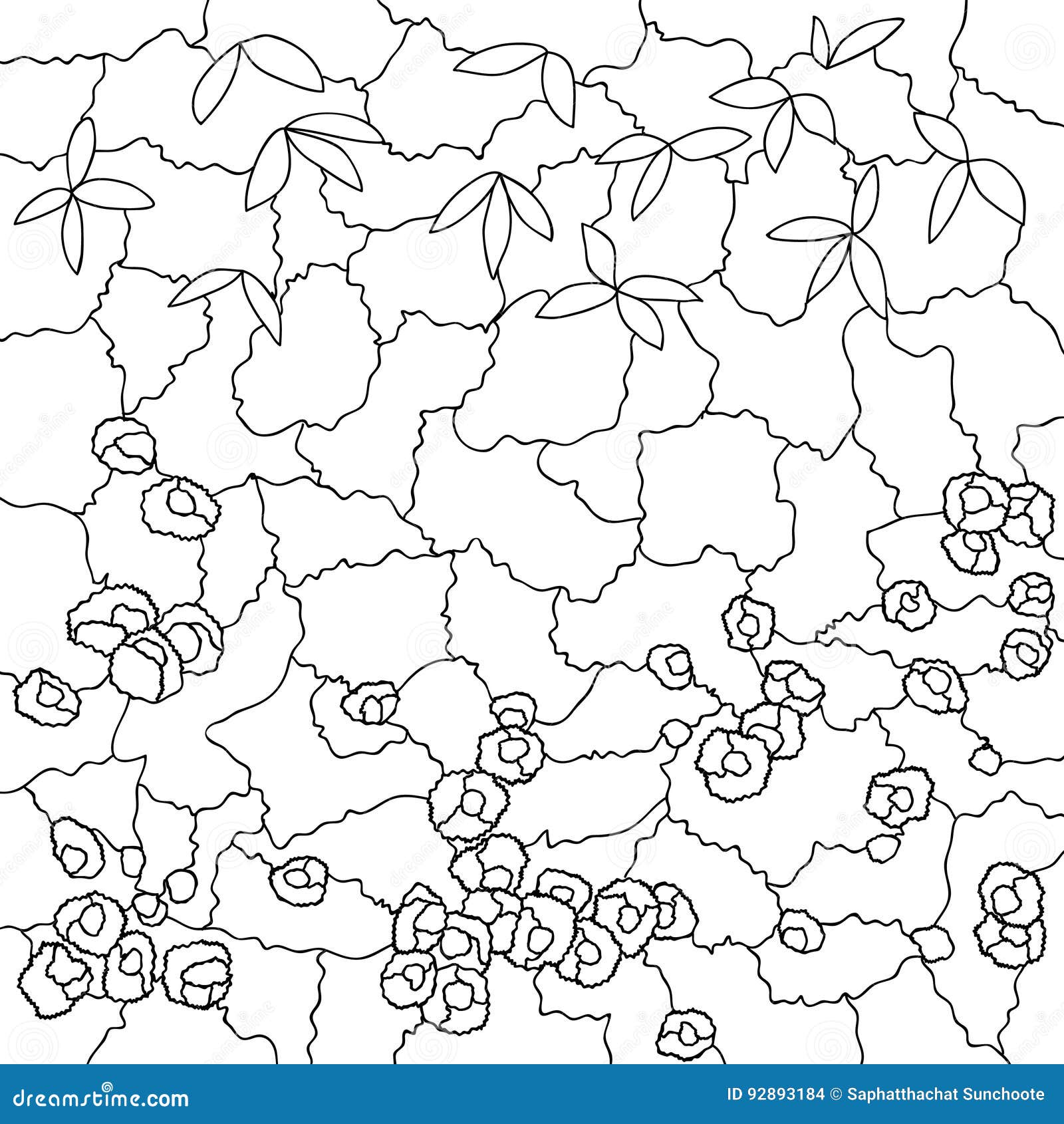 Pattern stained glass line stock illustration. Illustration of pattern ...