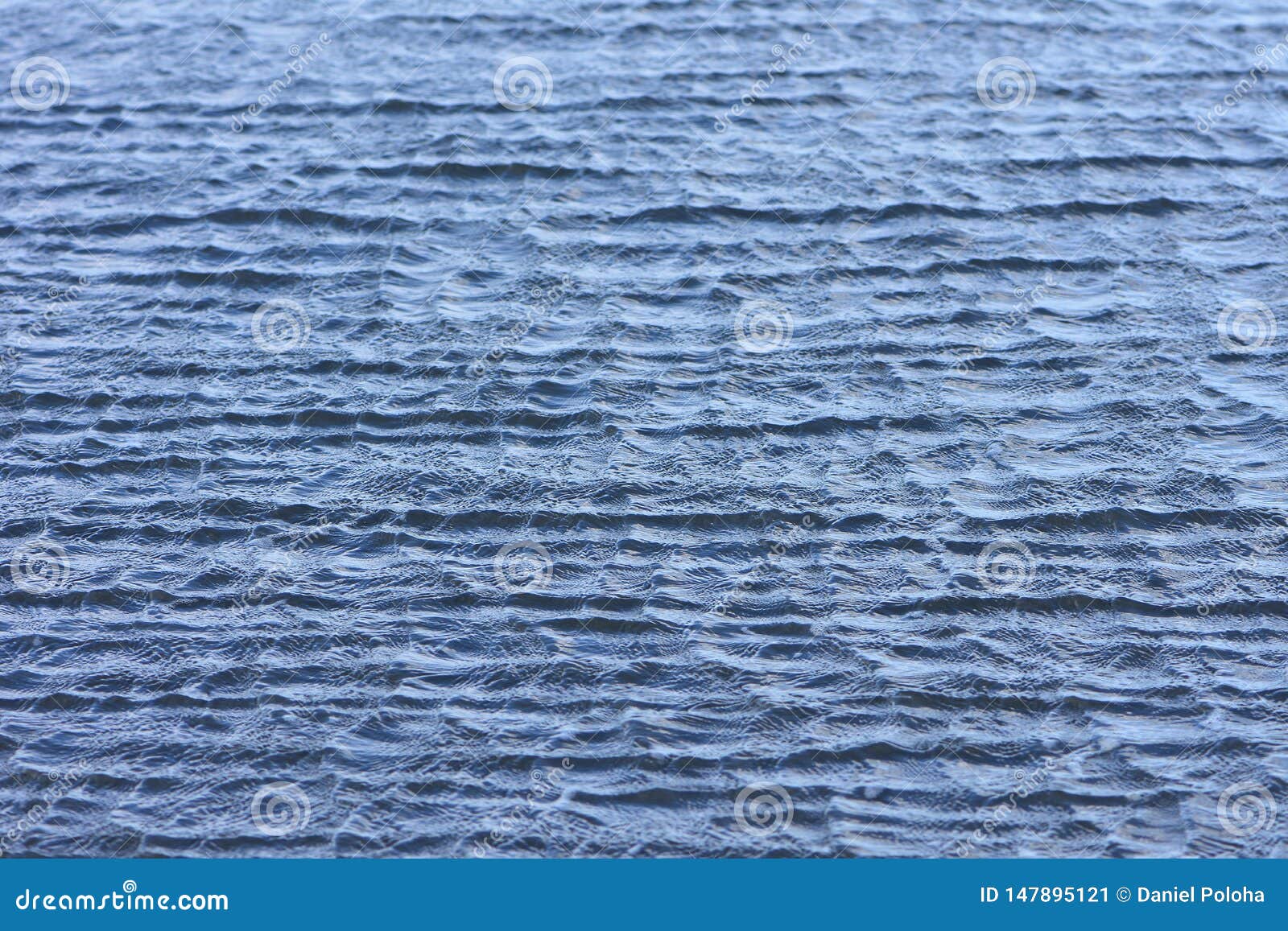 Water Surface with Tiny Waves Stock Image - Image of blue, abstract ...